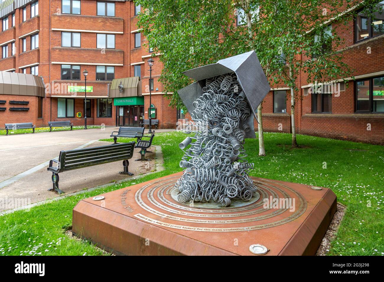 Celebration of springmakers in Redditch Town Centre, Worcestershire ...