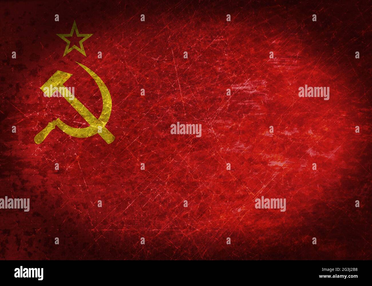 Soviet union flag dark hi-res stock photography and images - Alamy