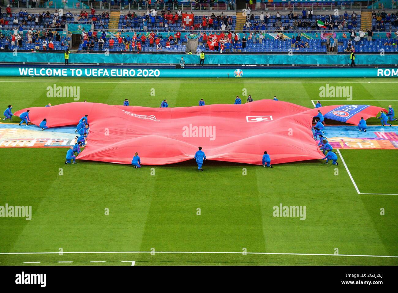 The pitch during the UEFA Euro 2020 Group A - Italy vs Switzerland at ...