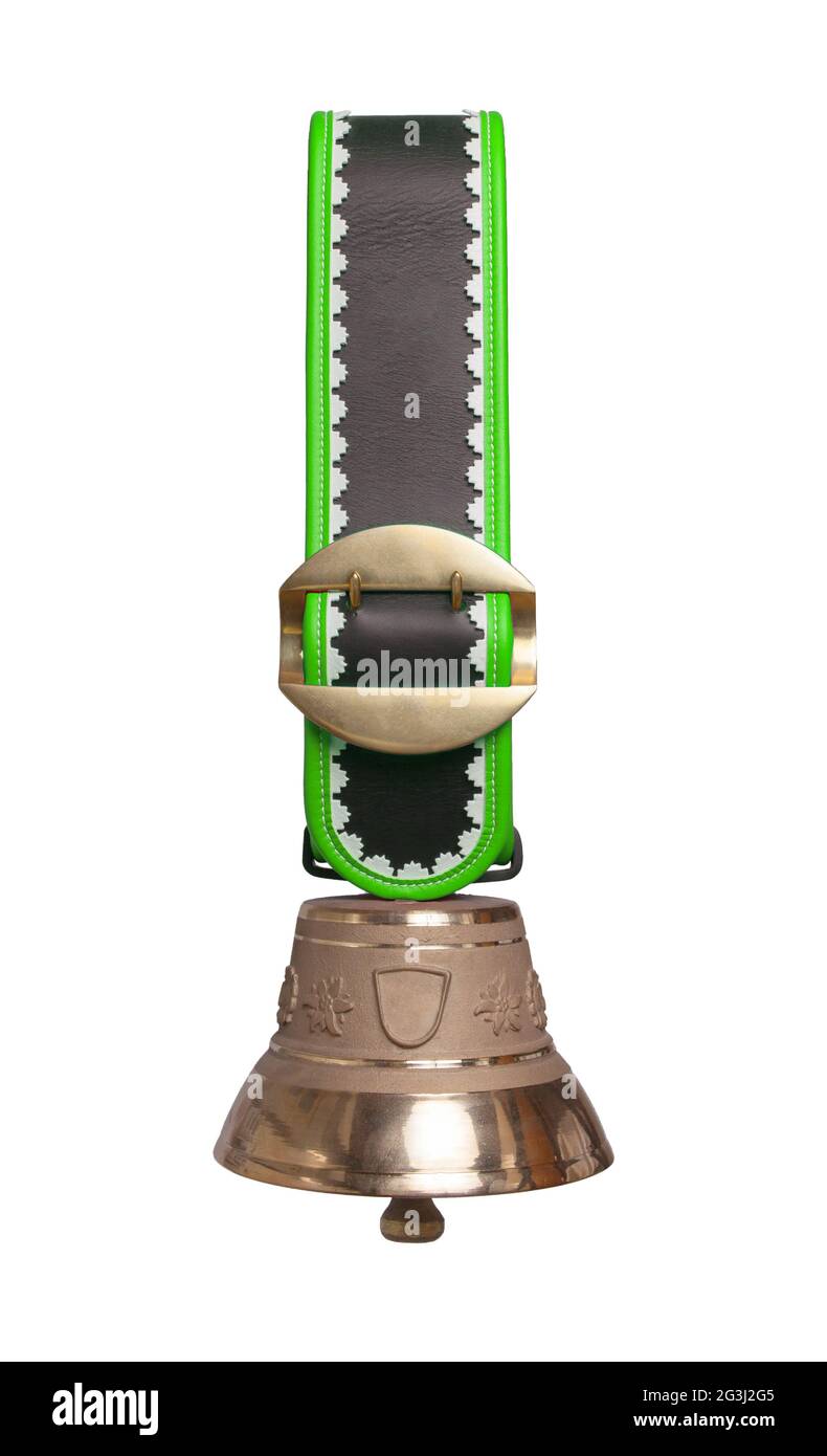 Souvenir cow bell Stock Photo - Alamy