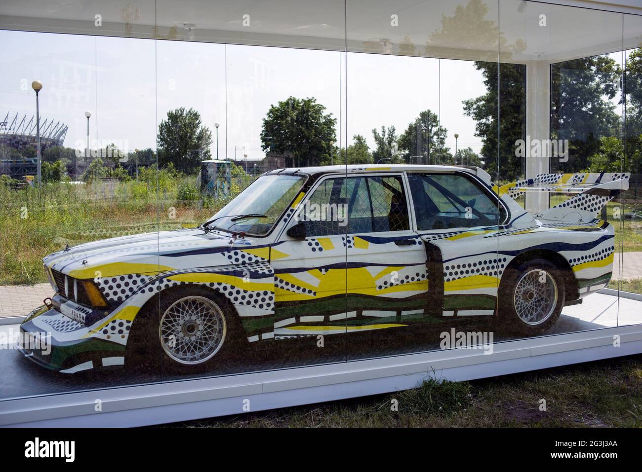 Warsaw, Poland. 16th June, 2021. The BMW 320i Turbo painted by Roy ...