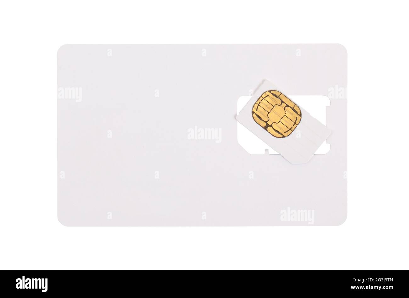 Blank sim card Cut Out Stock Images & Pictures - Alamy