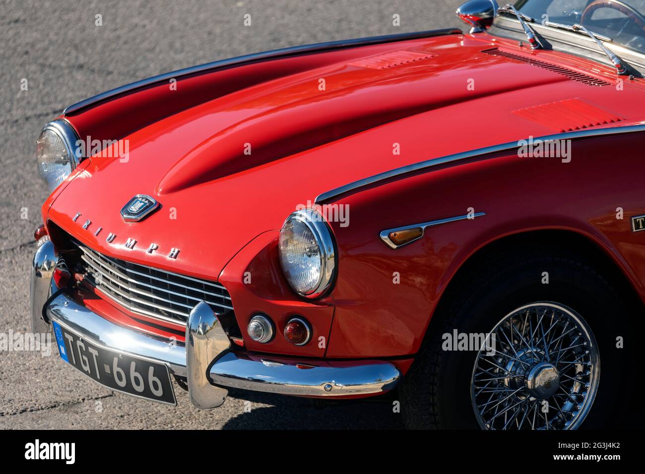 A nicely restored 1966 Triumph GT6 Mk.1 Stock Photo - Alamy