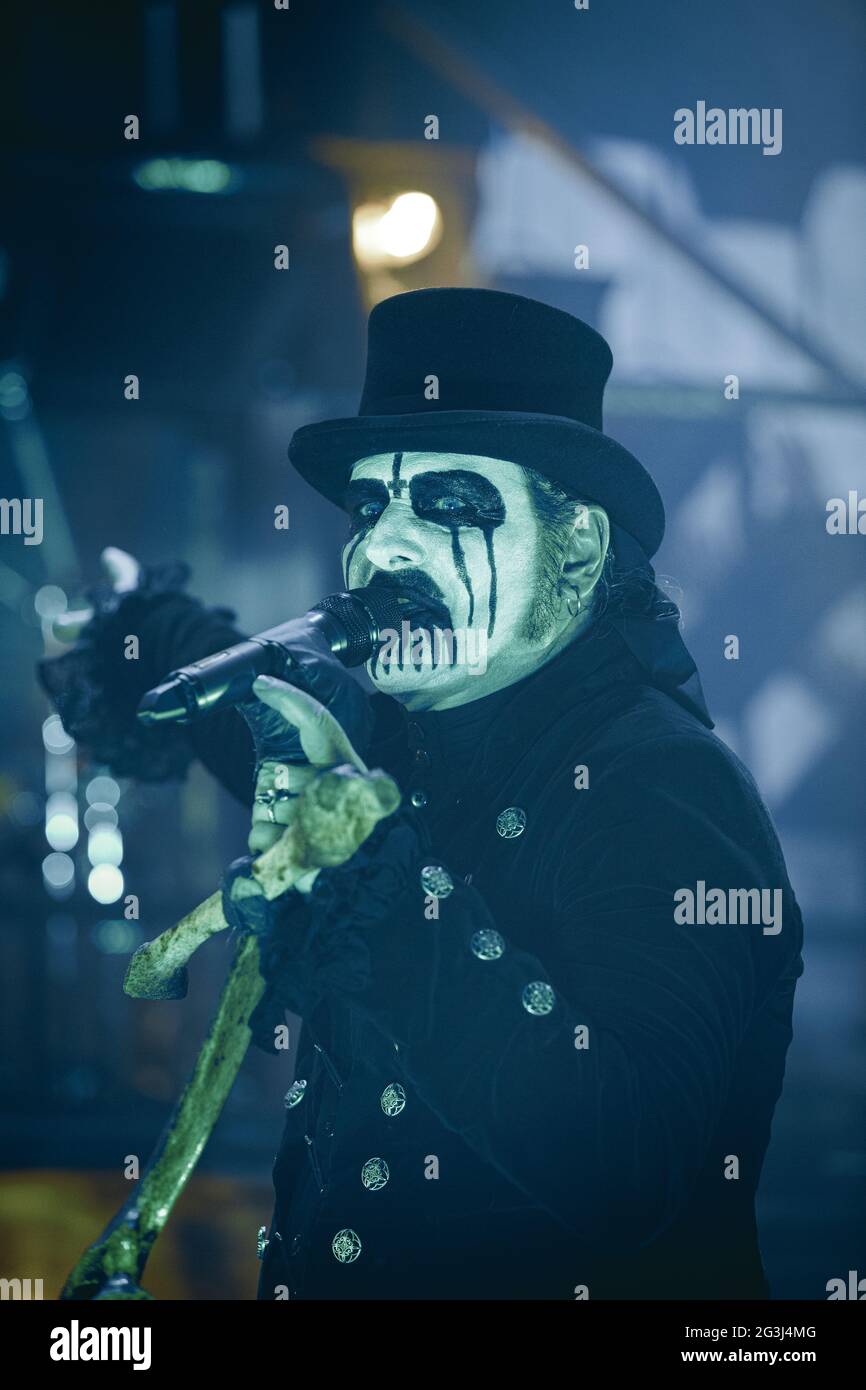 Copenhagen, Denmark. 10th, August 2019. The Danish heavy metal vocalist ...