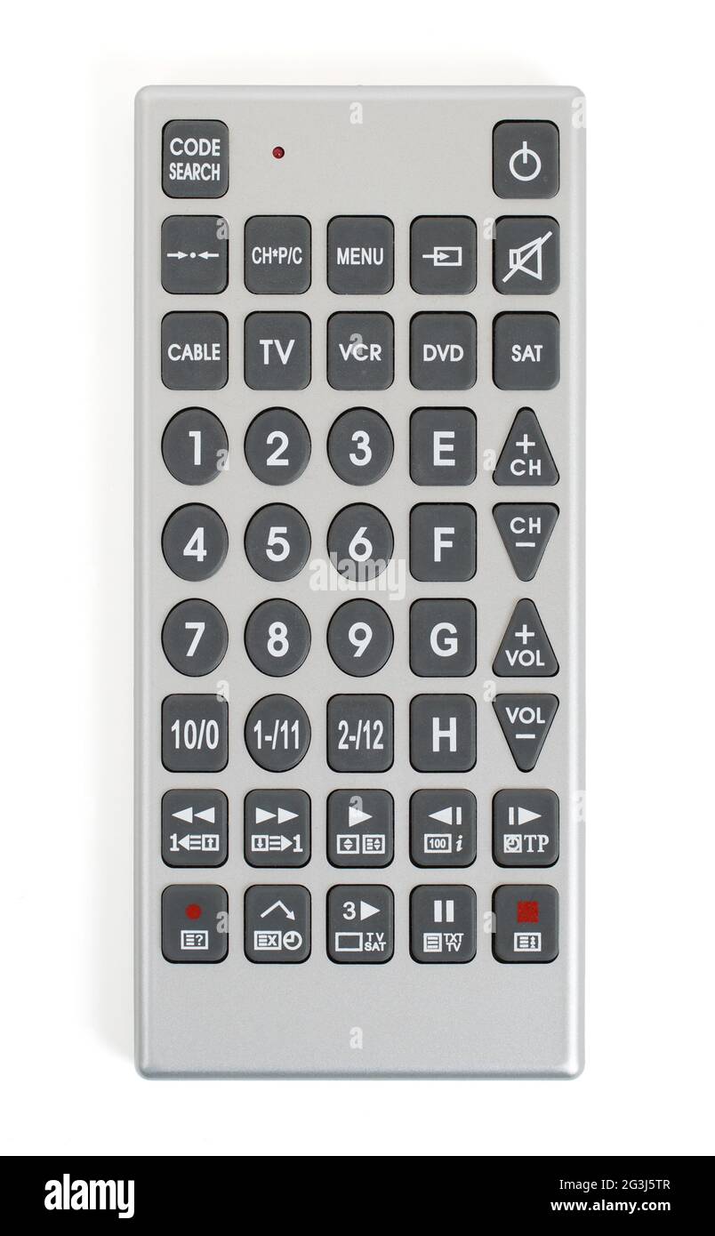 Old remote control tv Stock Photo - Alamy