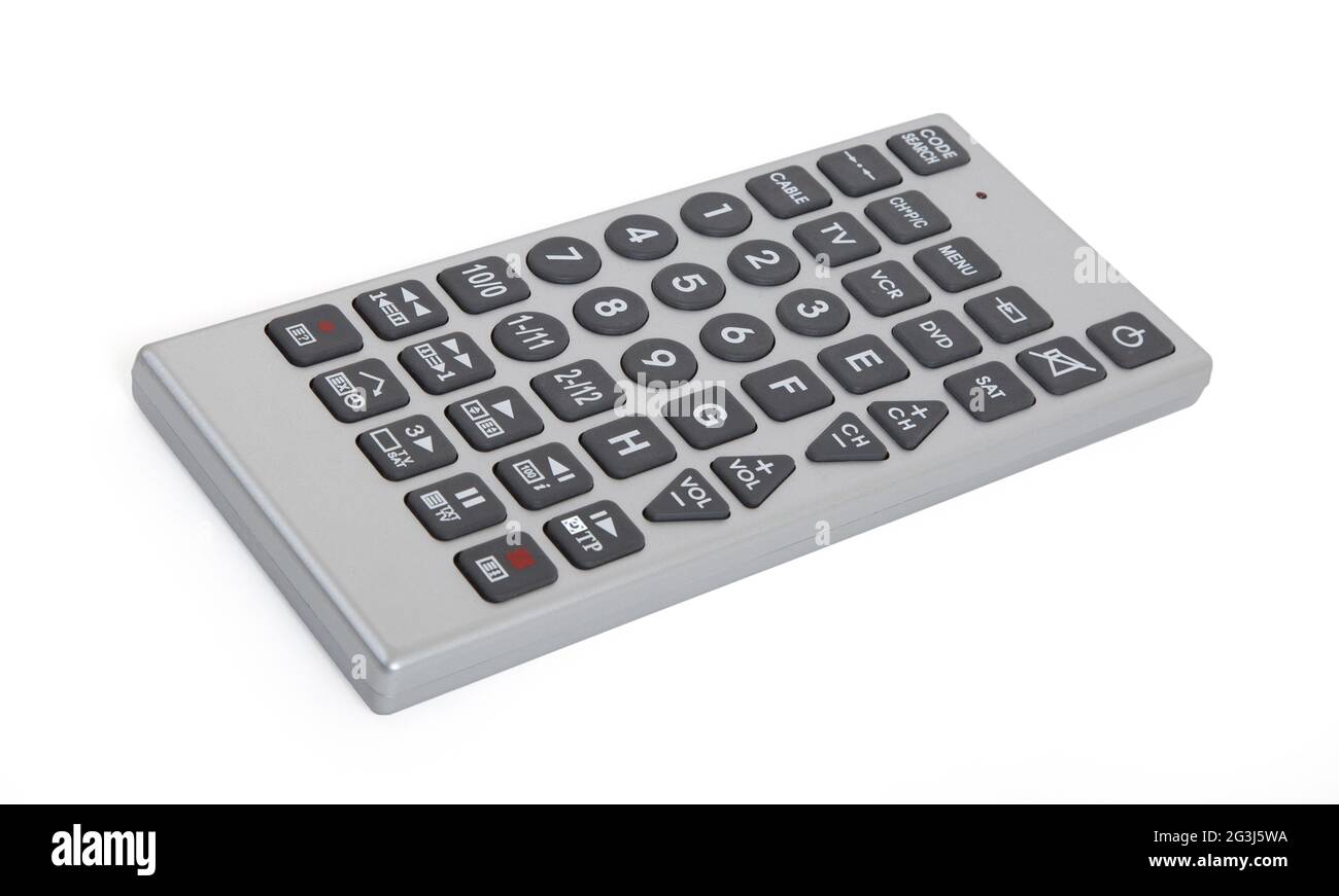 Old remote control tv Stock Photo - Alamy