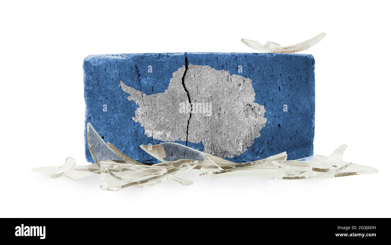 Rough broken brick Stock Photo - Alamy