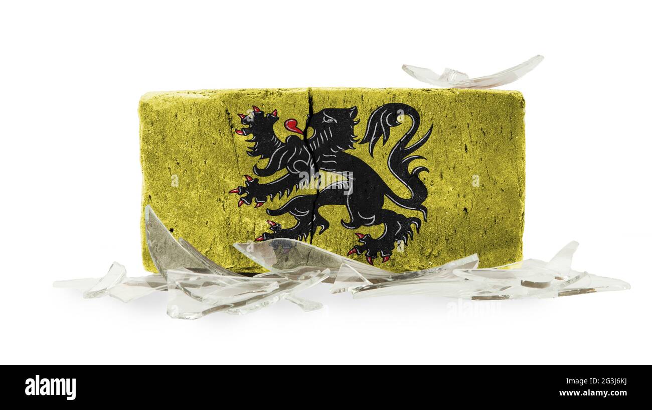 Rough broken brick Stock Photo - Alamy