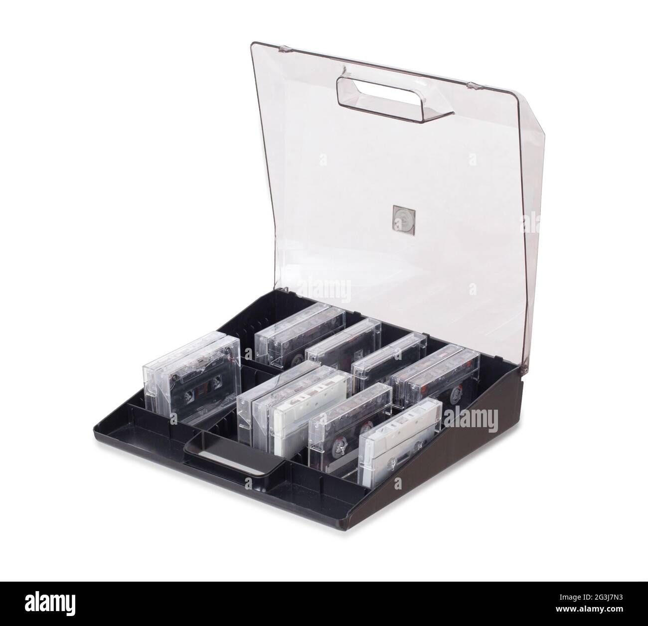 Collection of various vintage audio tapes Stock Photo - Alamy