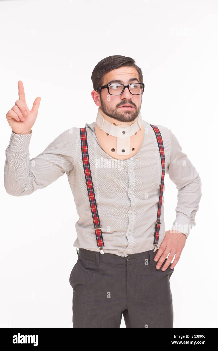 Cervical spine collar hi-res stock photography and images - Alamy