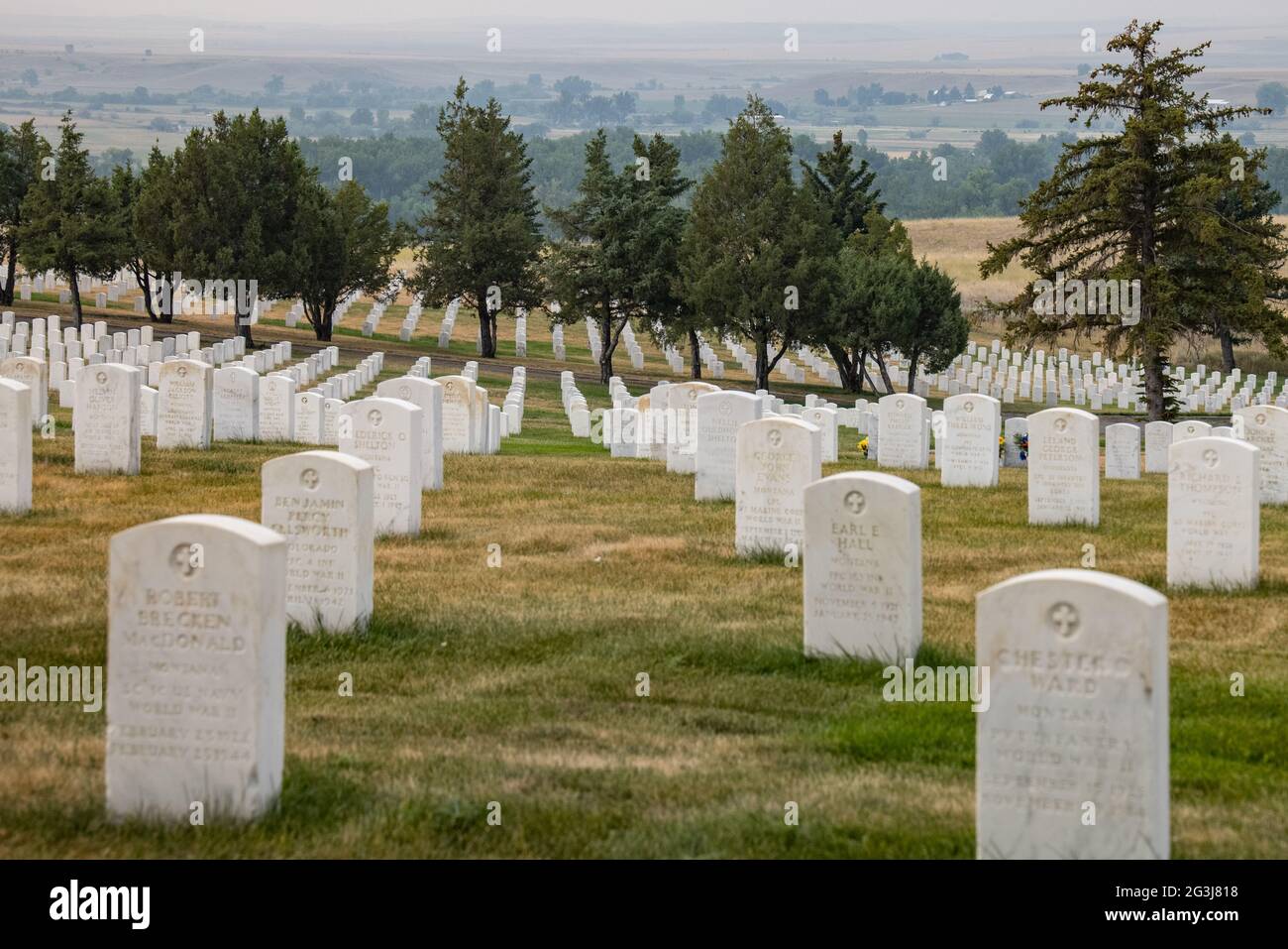 Custer National Cemetery Stock Photo - Alamy