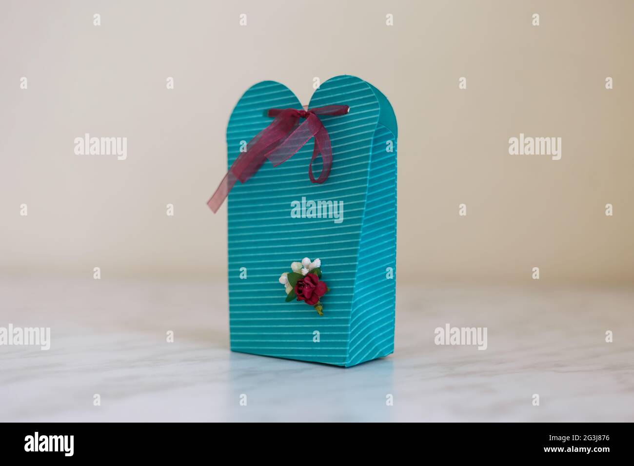 Hand Crafted Gift Box Stock Photo - Alamy