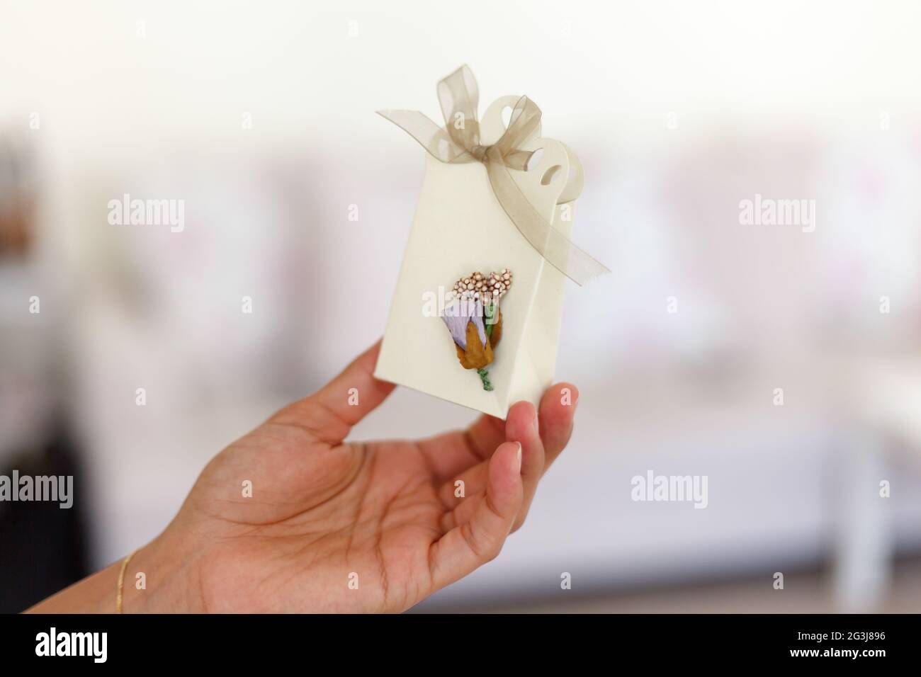 Hand Crafted Gift Box Stock Photo - Alamy