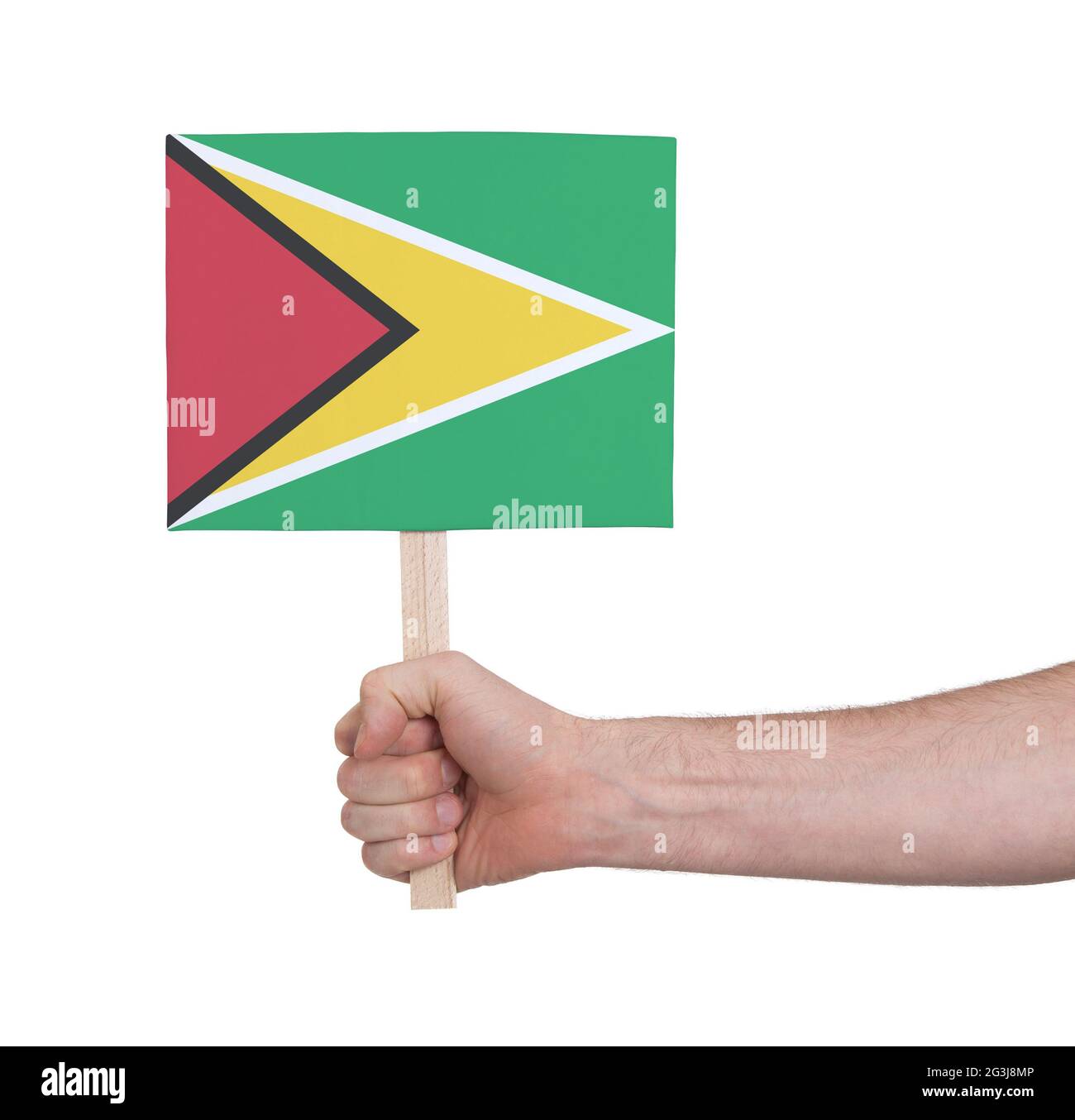 Paper flag of guyana hi-res stock photography and images - Alamy