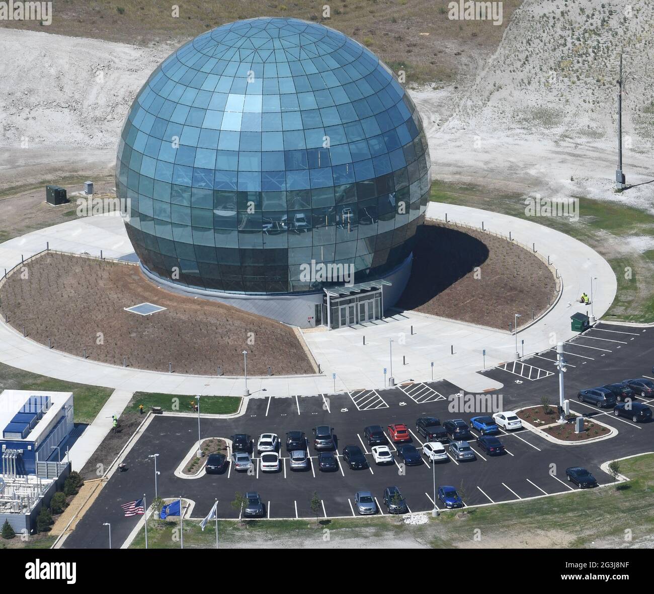Racine, Wisconsin, USA. 16th June, 2021. The Foxconn campus in the ...