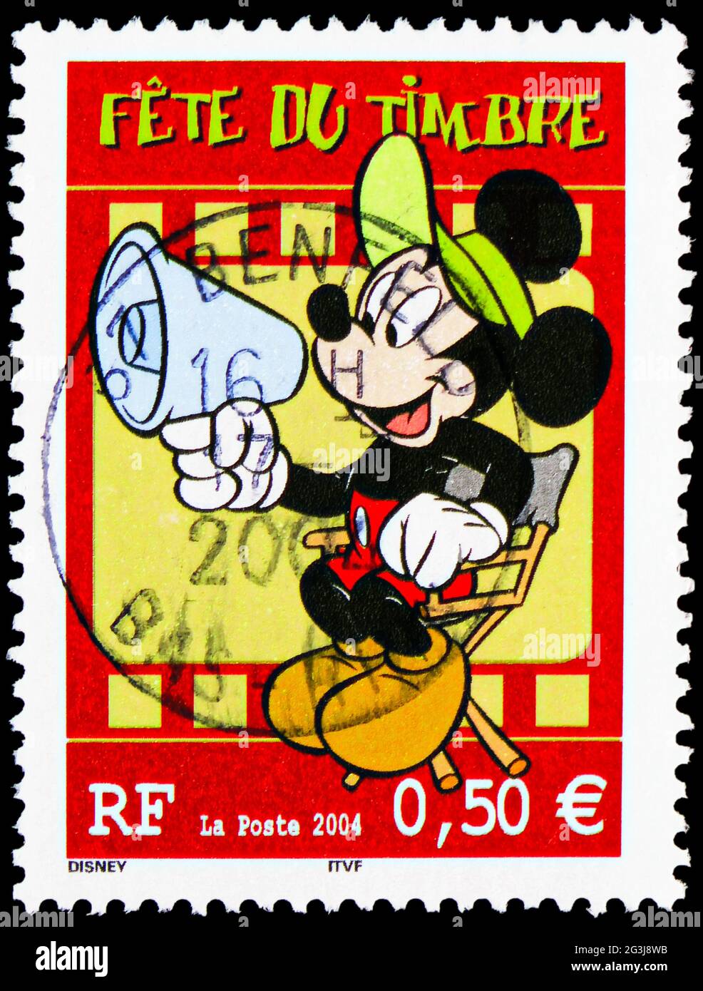 MOSCOW, RUSSIA - APRIL 17, 2021: Postage stamp printed in France shows ...