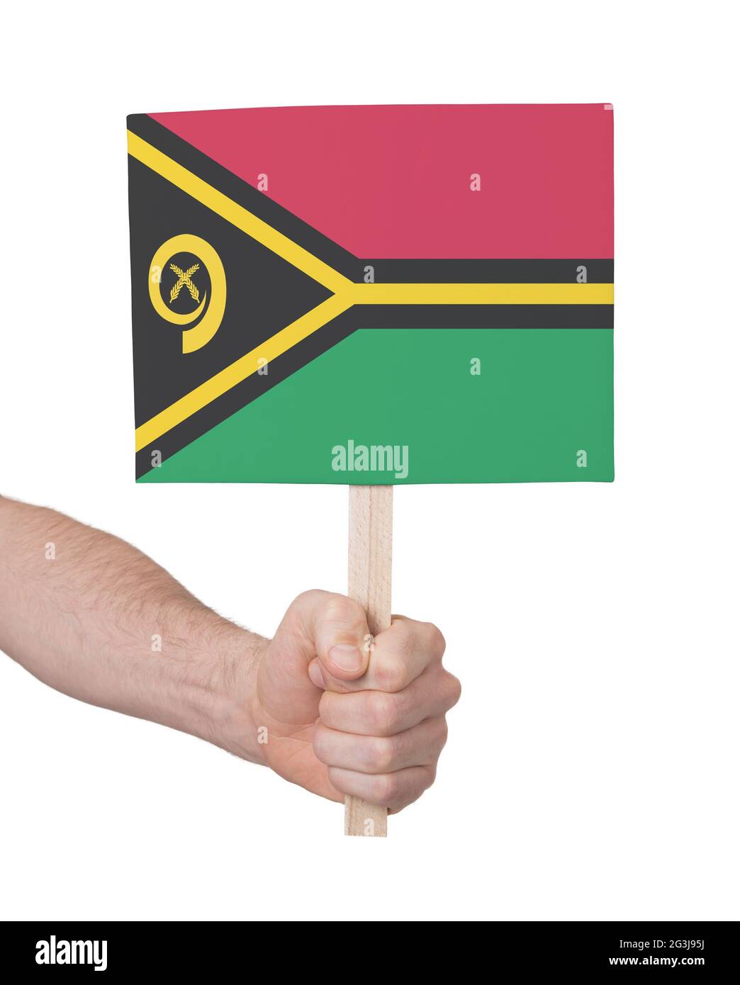 White vanuatu flag hi-res stock photography and images - Alamy