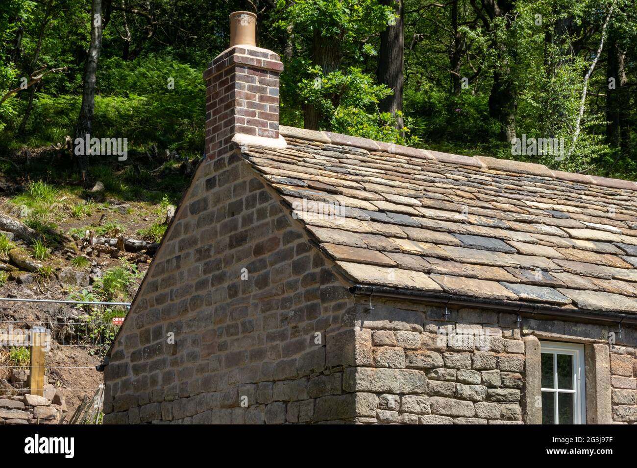 Aquaduct Stone Cottage under Restoration on the Cromford Canal near ...