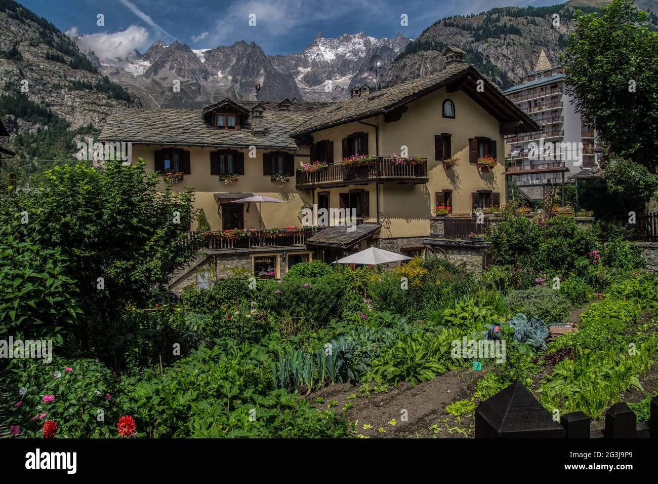 French alps village Stock Photo - Alamy