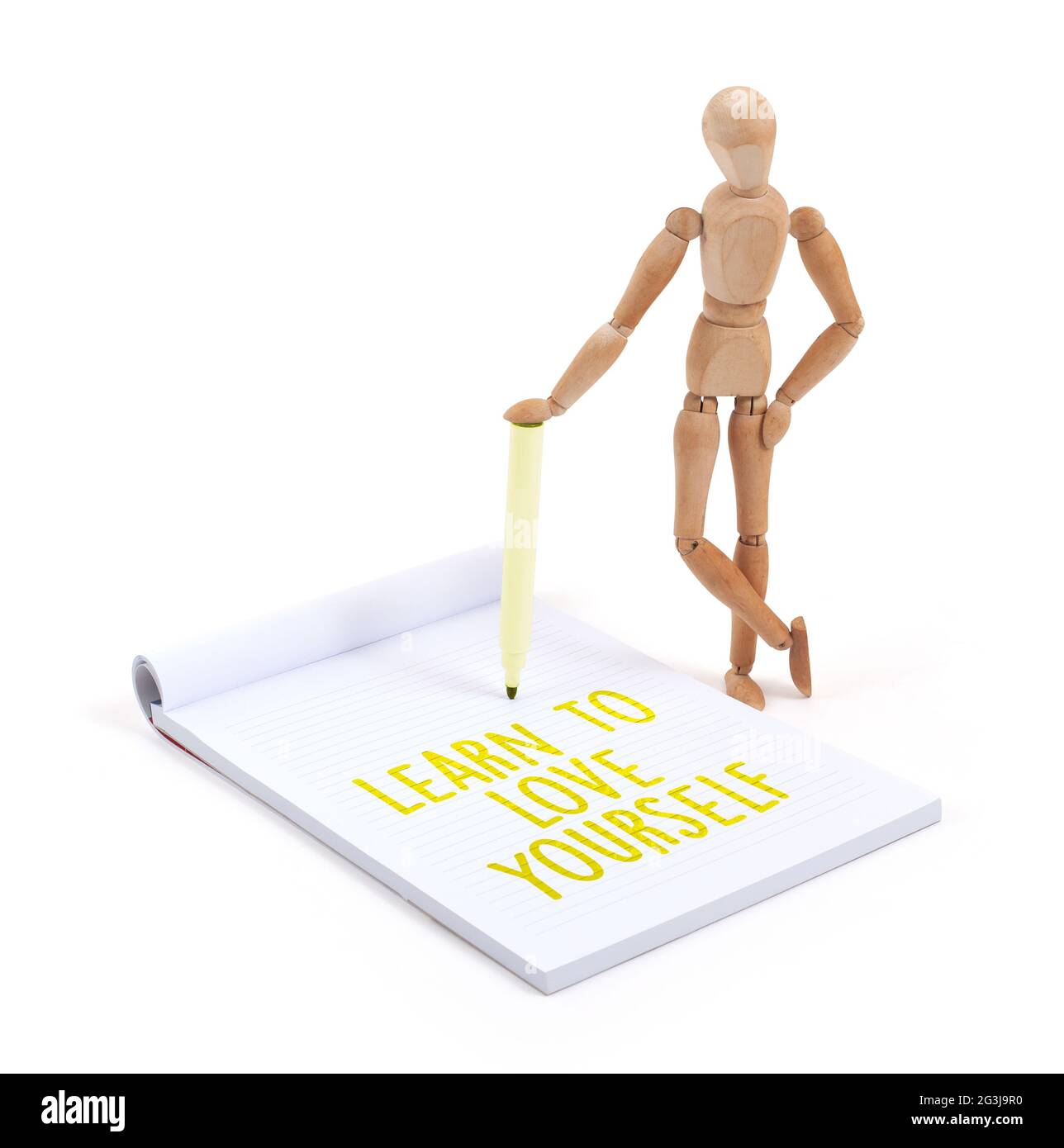 Love yourself concept Cut Out Stock Images & Pictures - Alamy