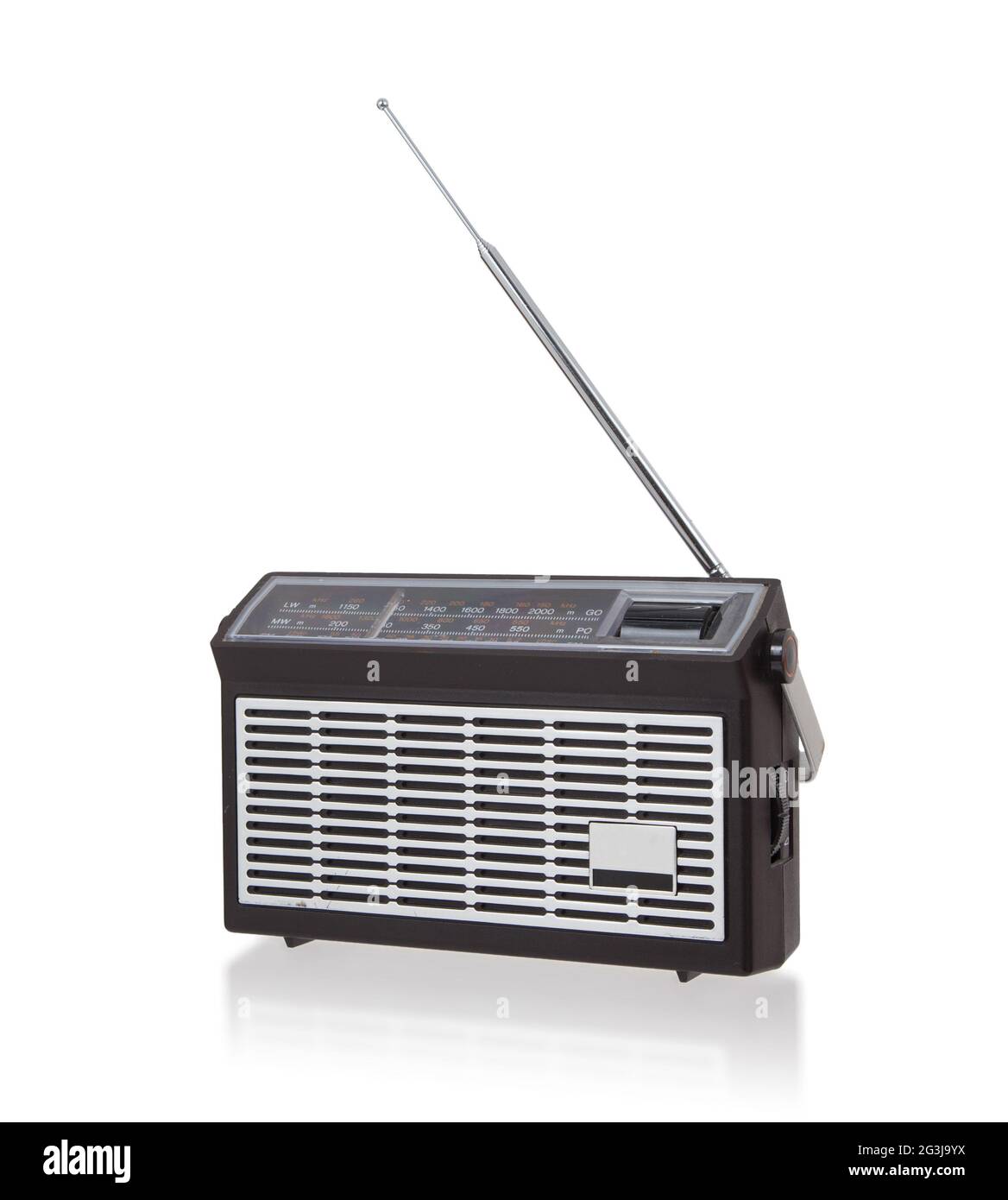 Portable radio isolated Stock Photo - Alamy