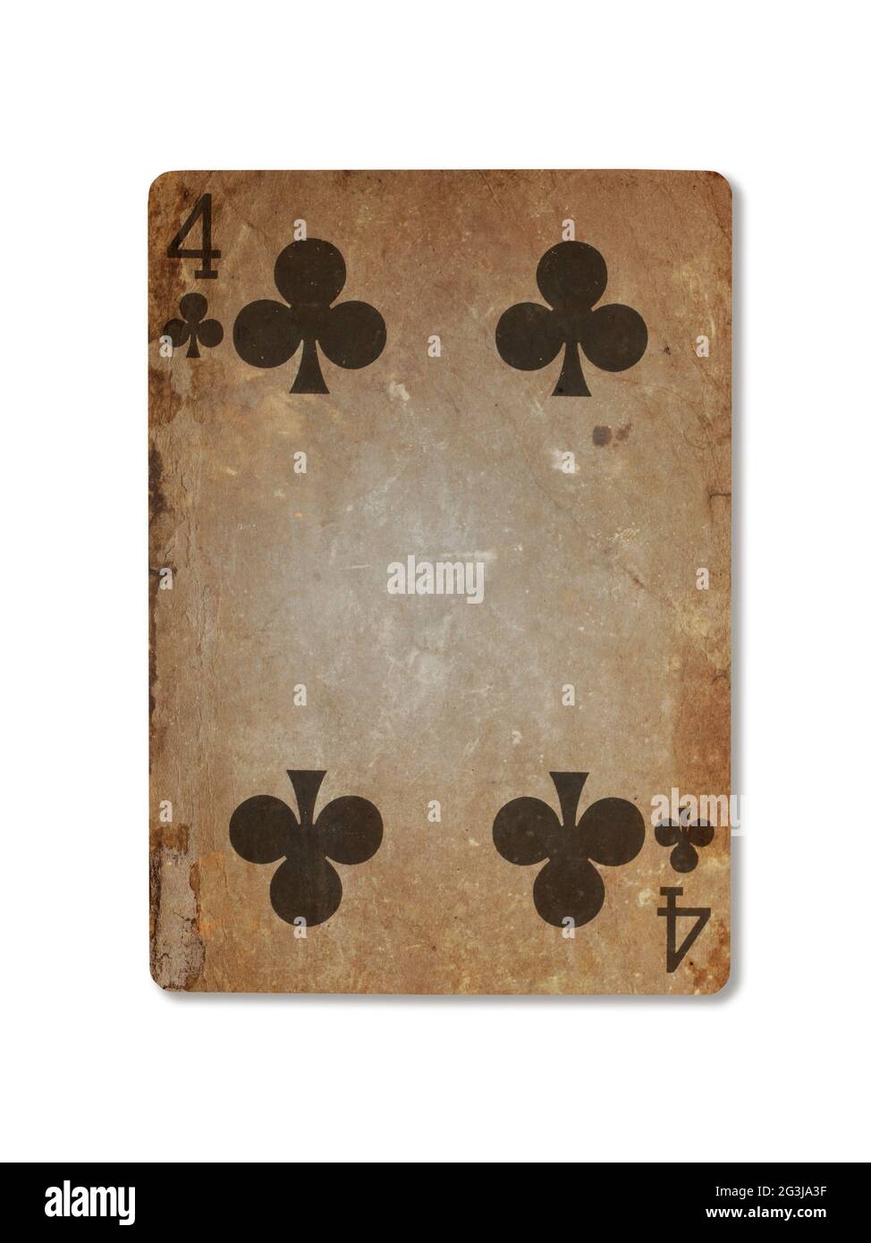 Four of clubs Cut Out Stock Images & Pictures - Alamy
