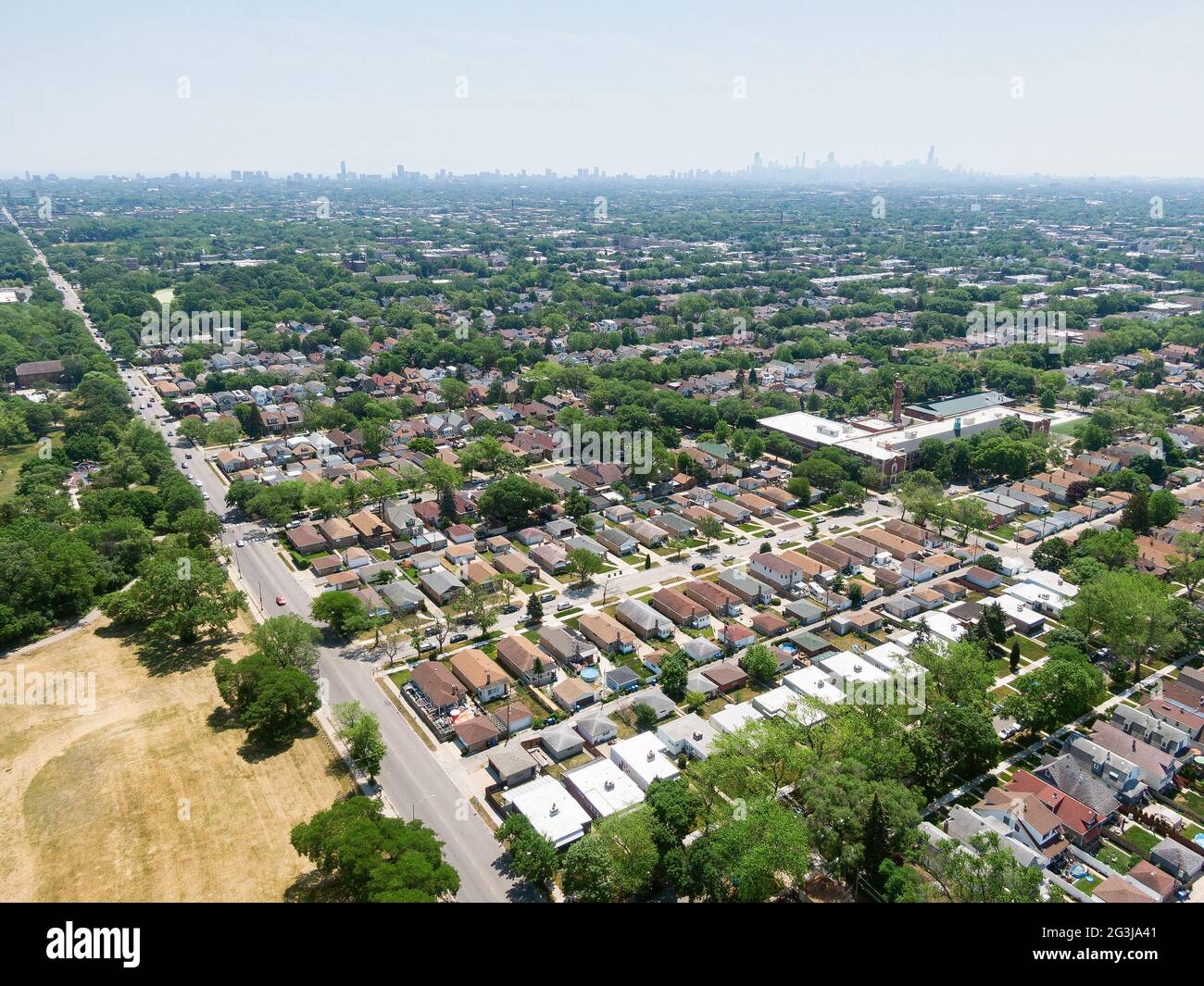 Aerial view of the Mayfair neighborhood Stock Photo - Alamy