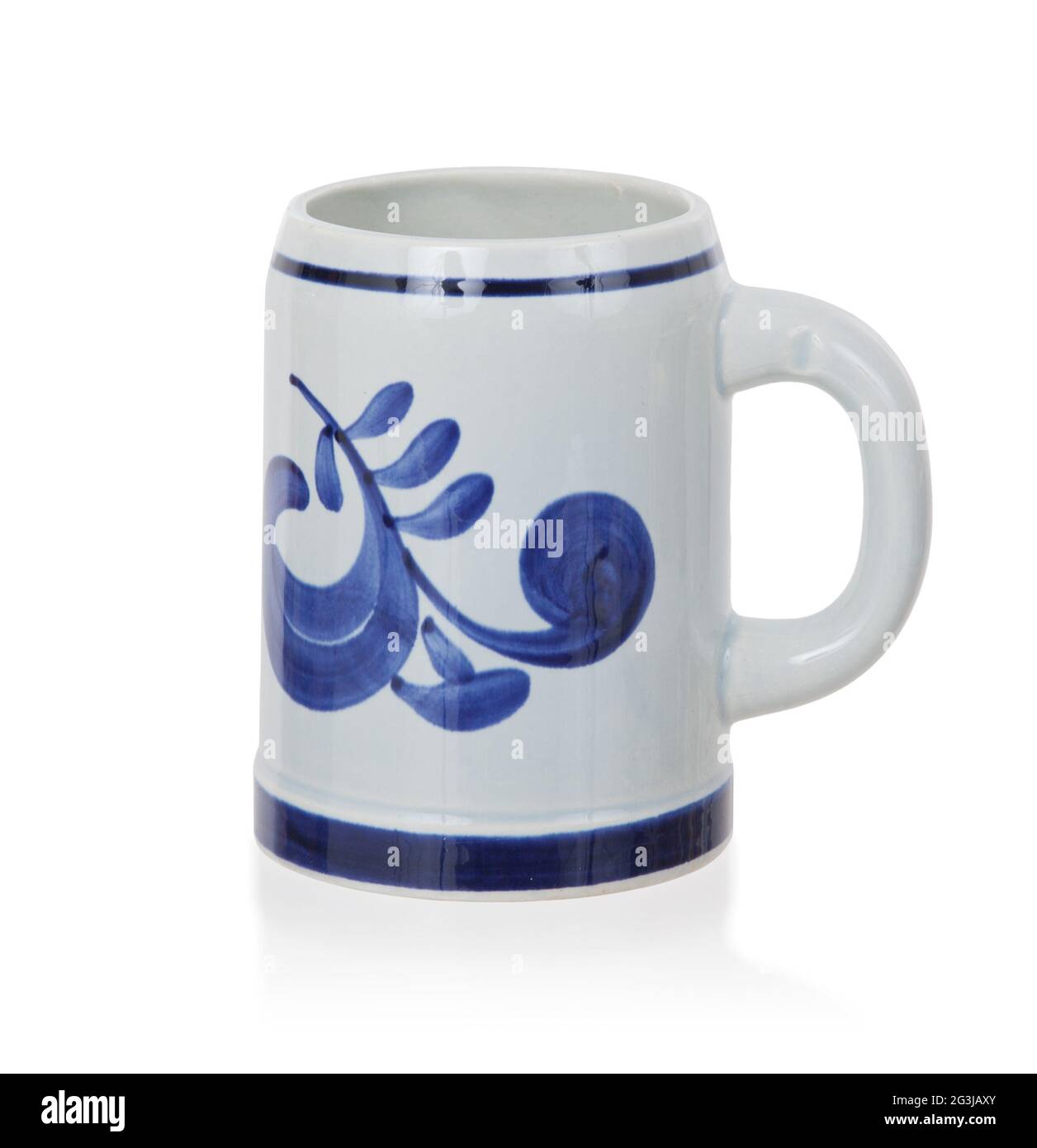 Old beer mug isolated Stock Photo - Alamy