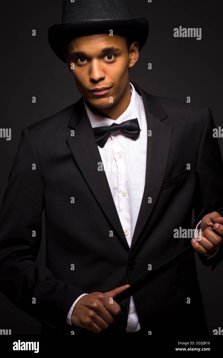 Magician man hi-res stock photography and images - Alamy