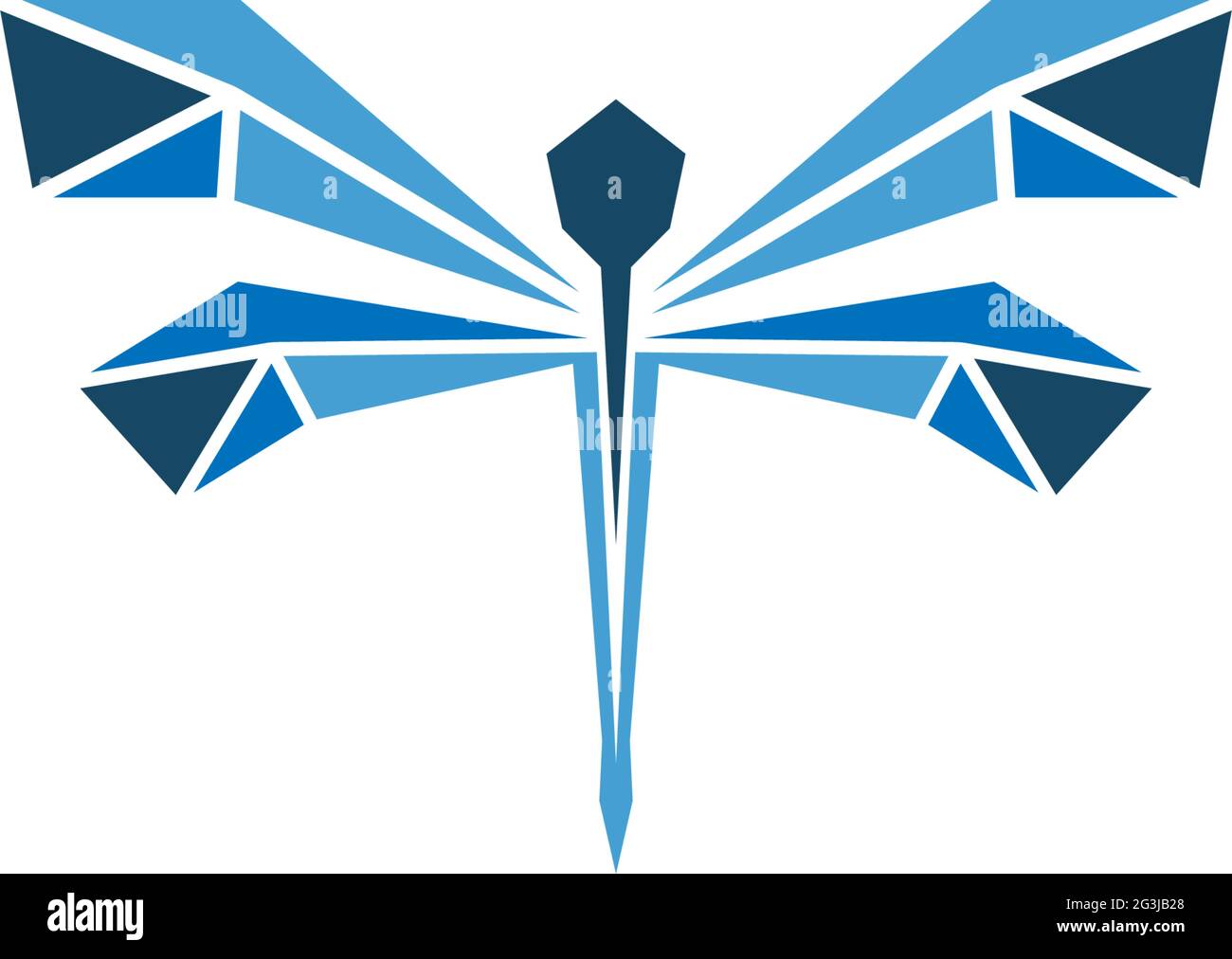 Dragonfly logo icon design concept template illustration vector Stock ...