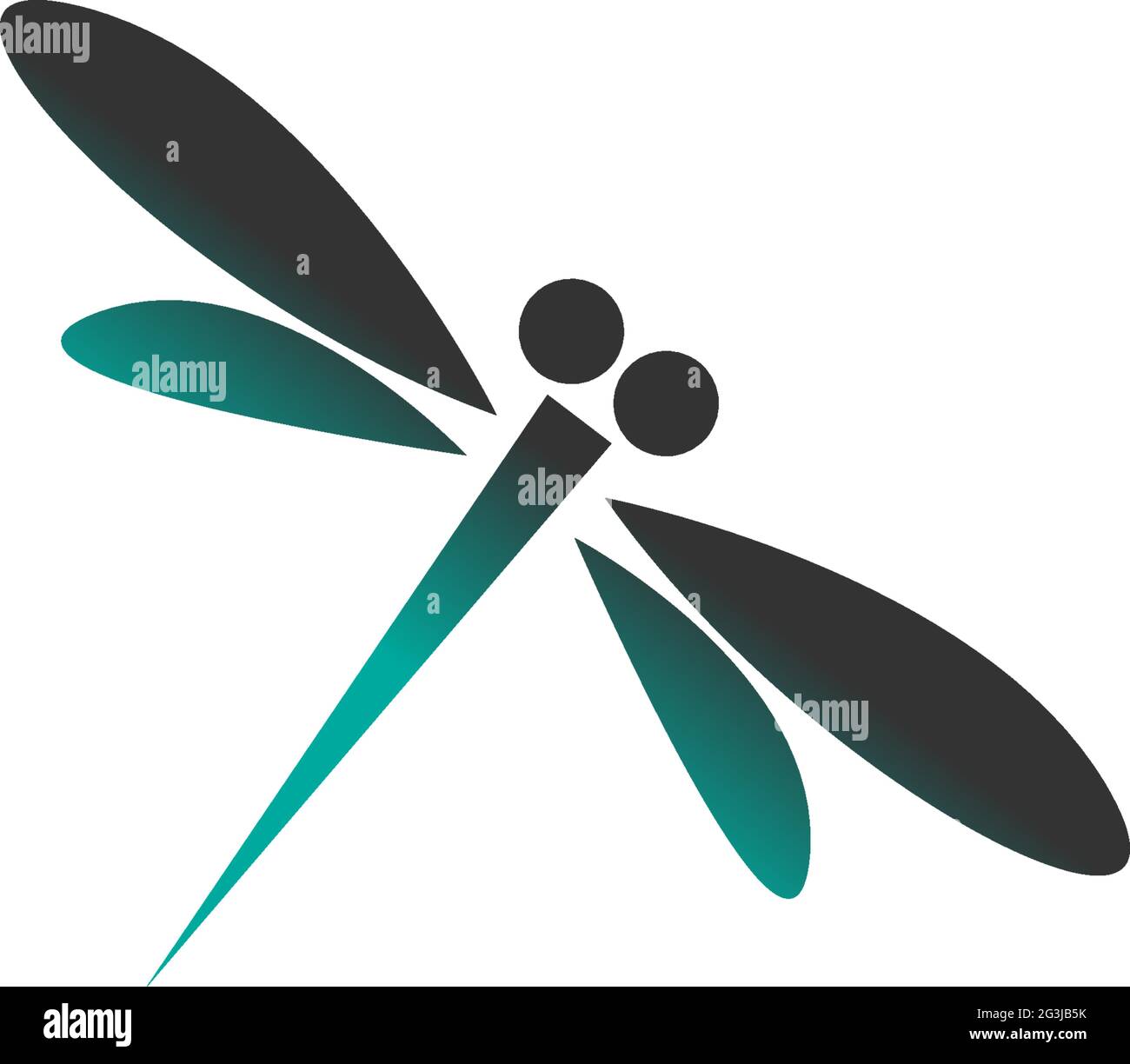 Dragonfly logo icon design concept template illustration vector Stock ...