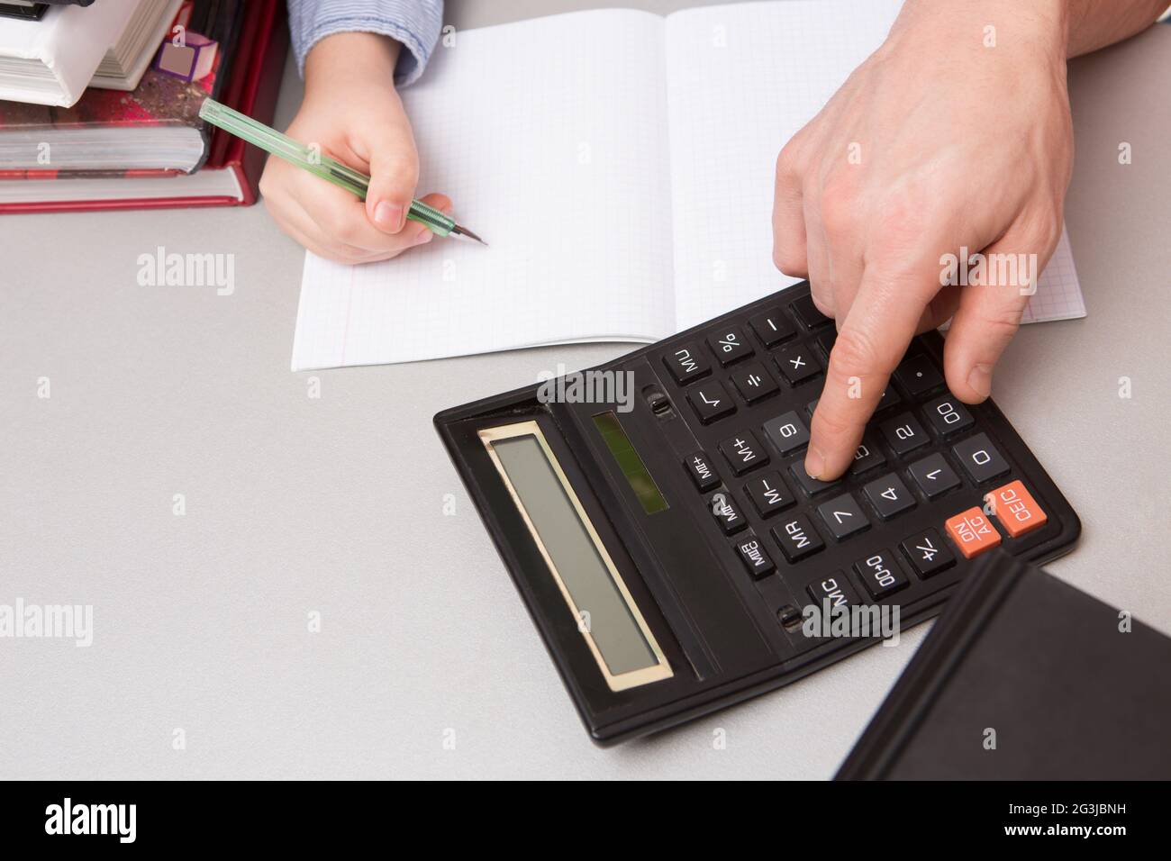 Pushing table hi-res stock photography and images - Alamy