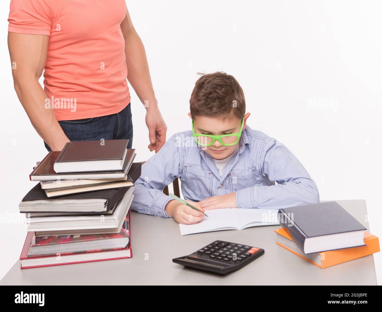 Homework table hi-res stock photography and images - Alamy