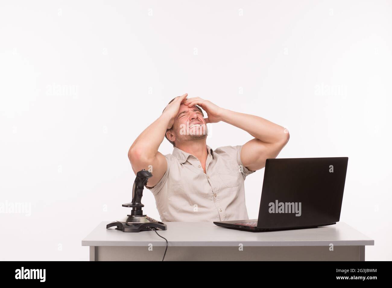 Gamer handsome hi-res stock photography and images - Alamy