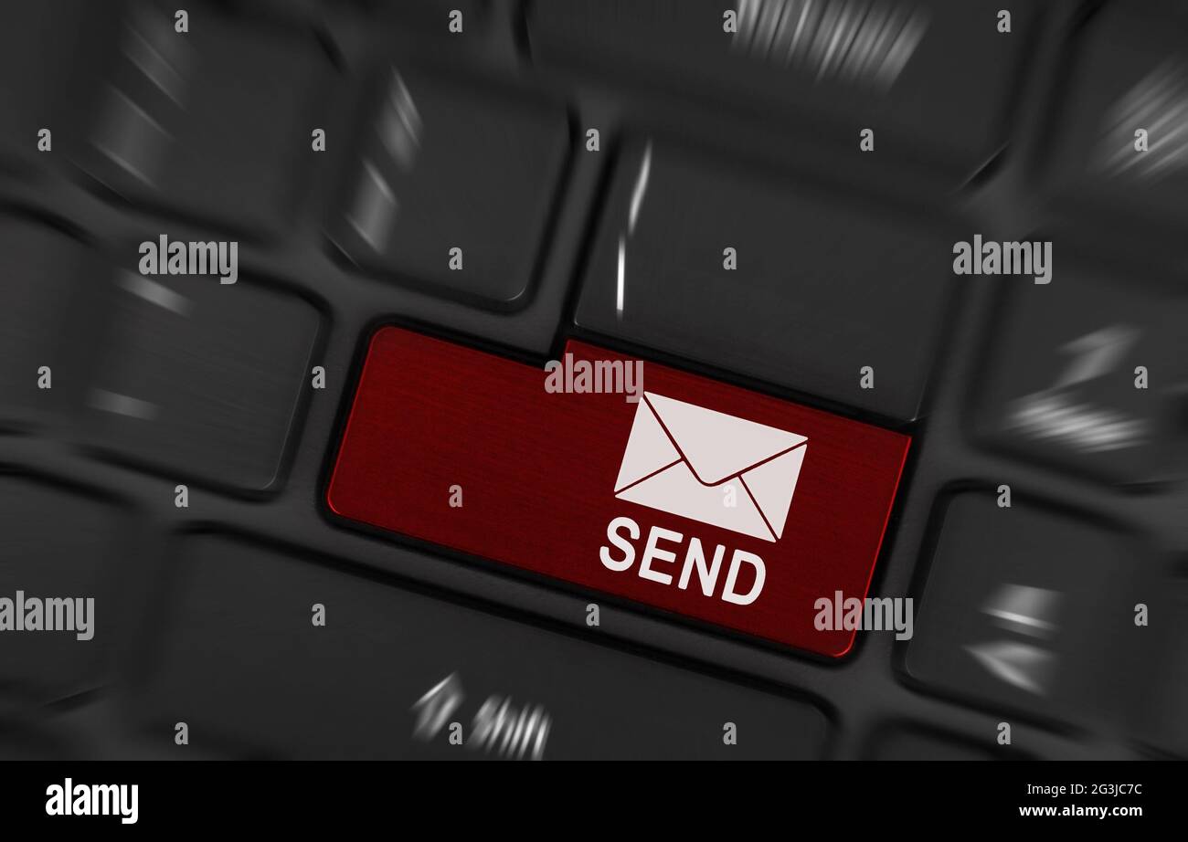 Email send button Stock Photo - Alamy