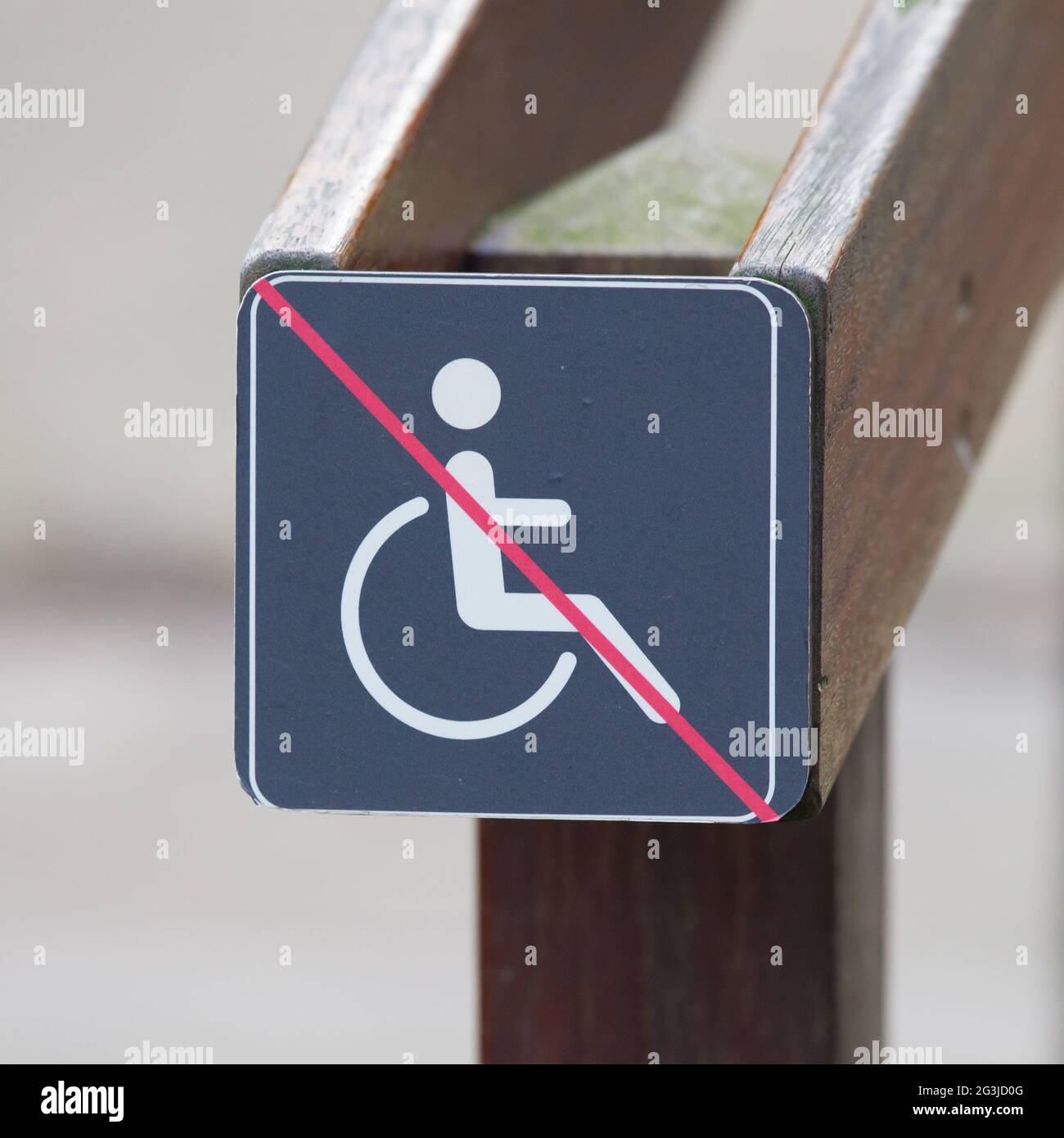 Disabled sign, handicapped person icon Stock Photo - Alamy