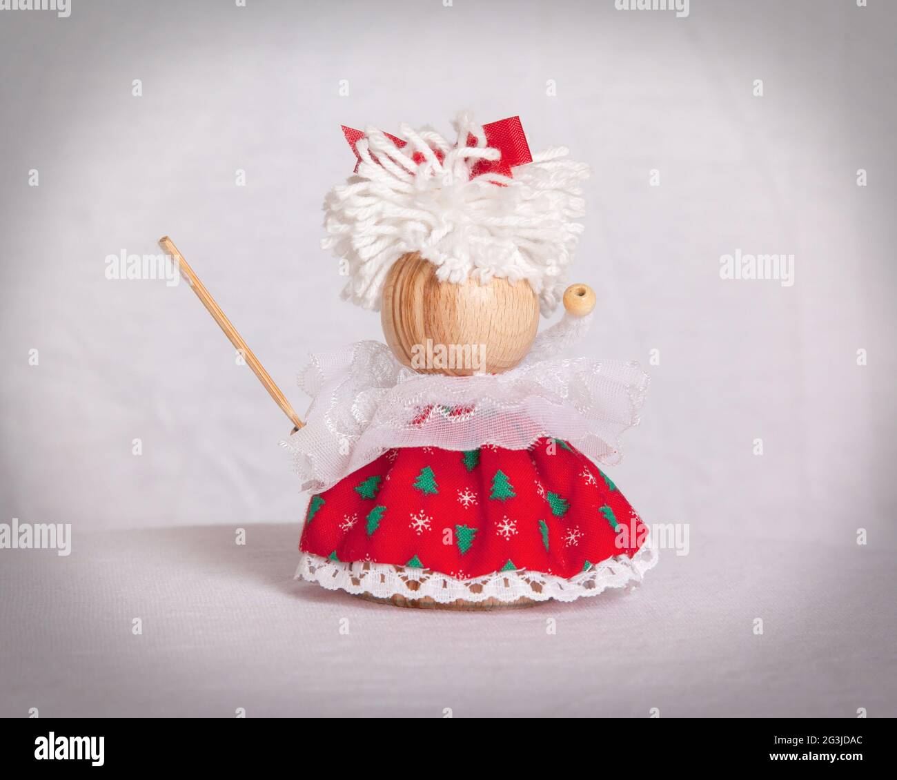 Small children christmas winter puppet figure Stock Photo - Alamy