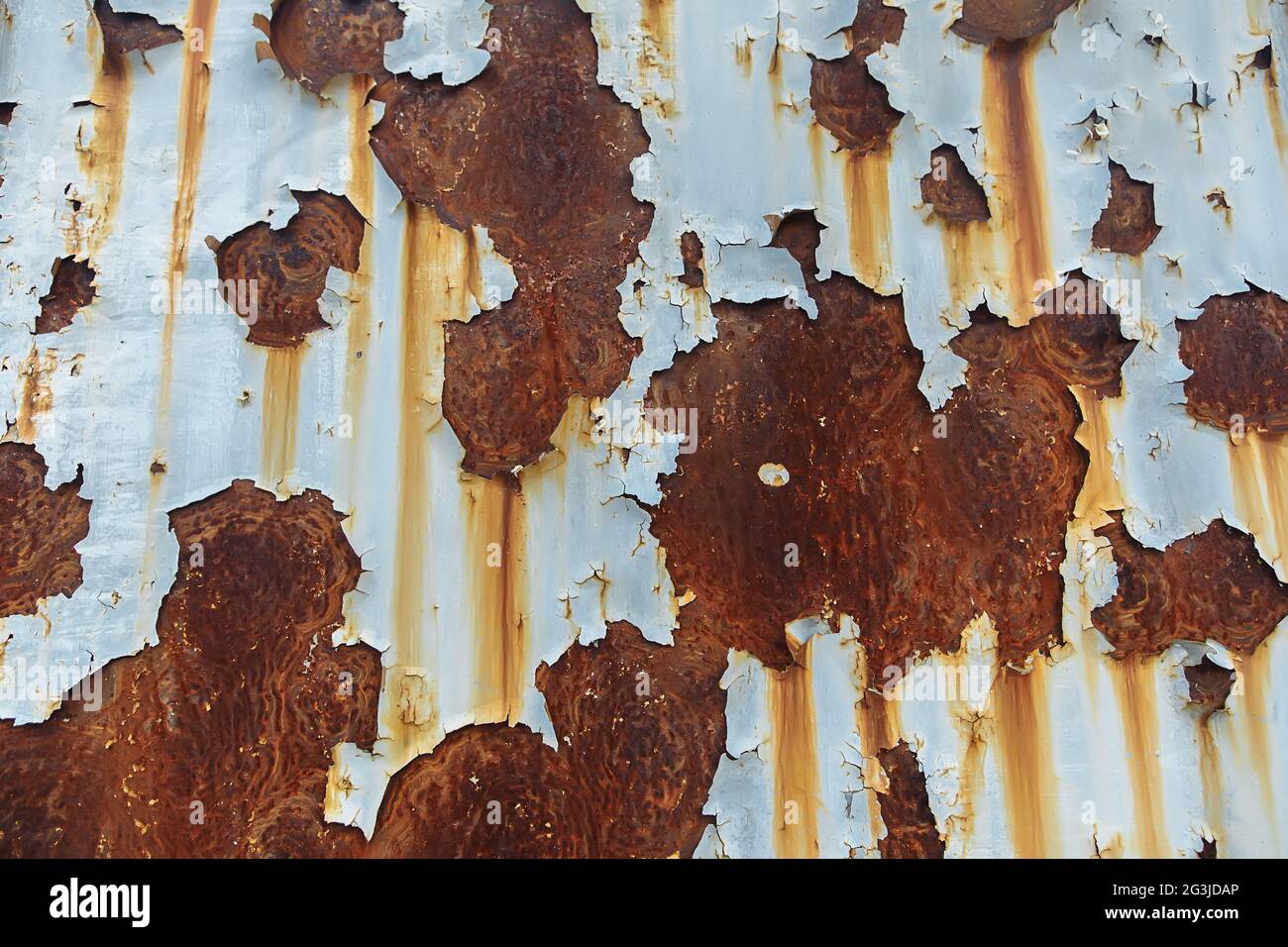 Corroded metal background. Rusted grey painted metal wall. Rusty metal ...