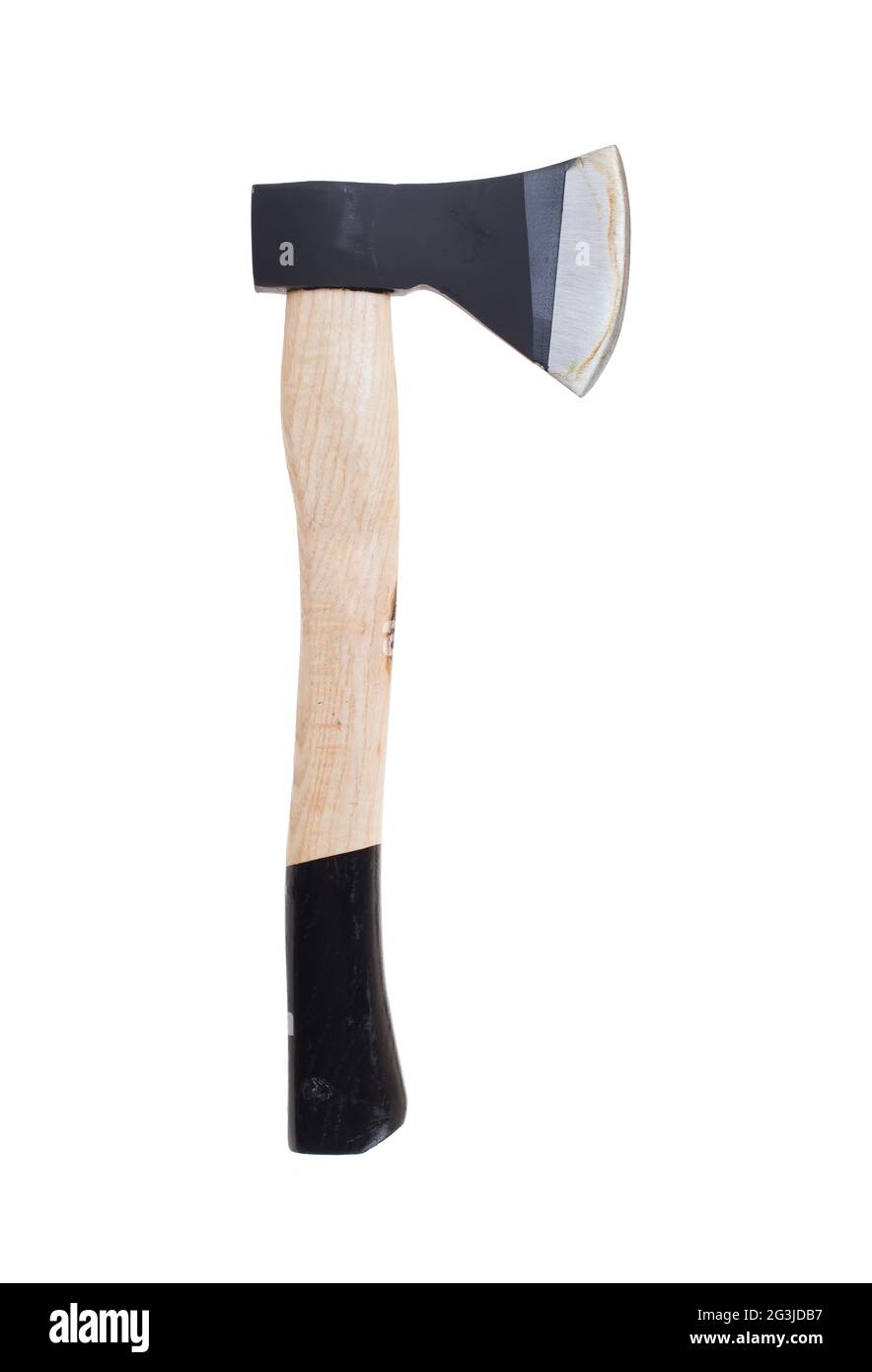 Small hand axe with wooden handle Stock Photo - Alamy