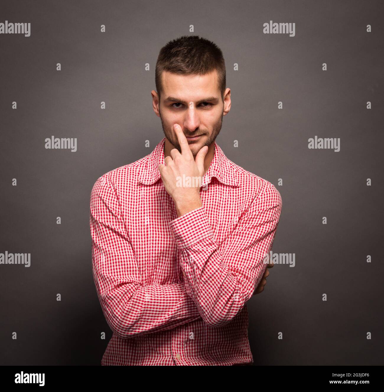 Guy thoughtful face in hi-res stock photography and images - Alamy