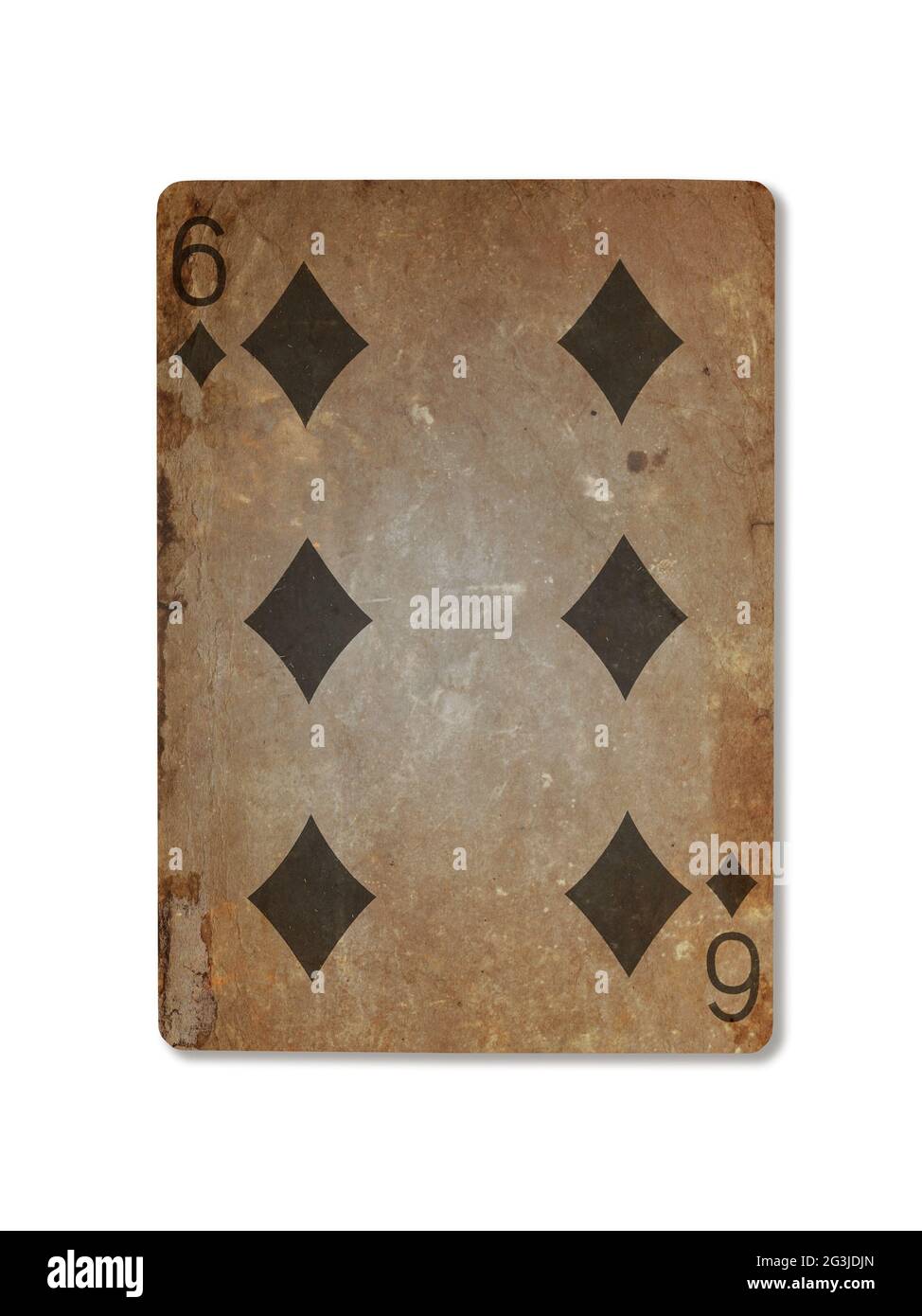 Diamonds playing card six diamonds hi-res stock photography and images ...