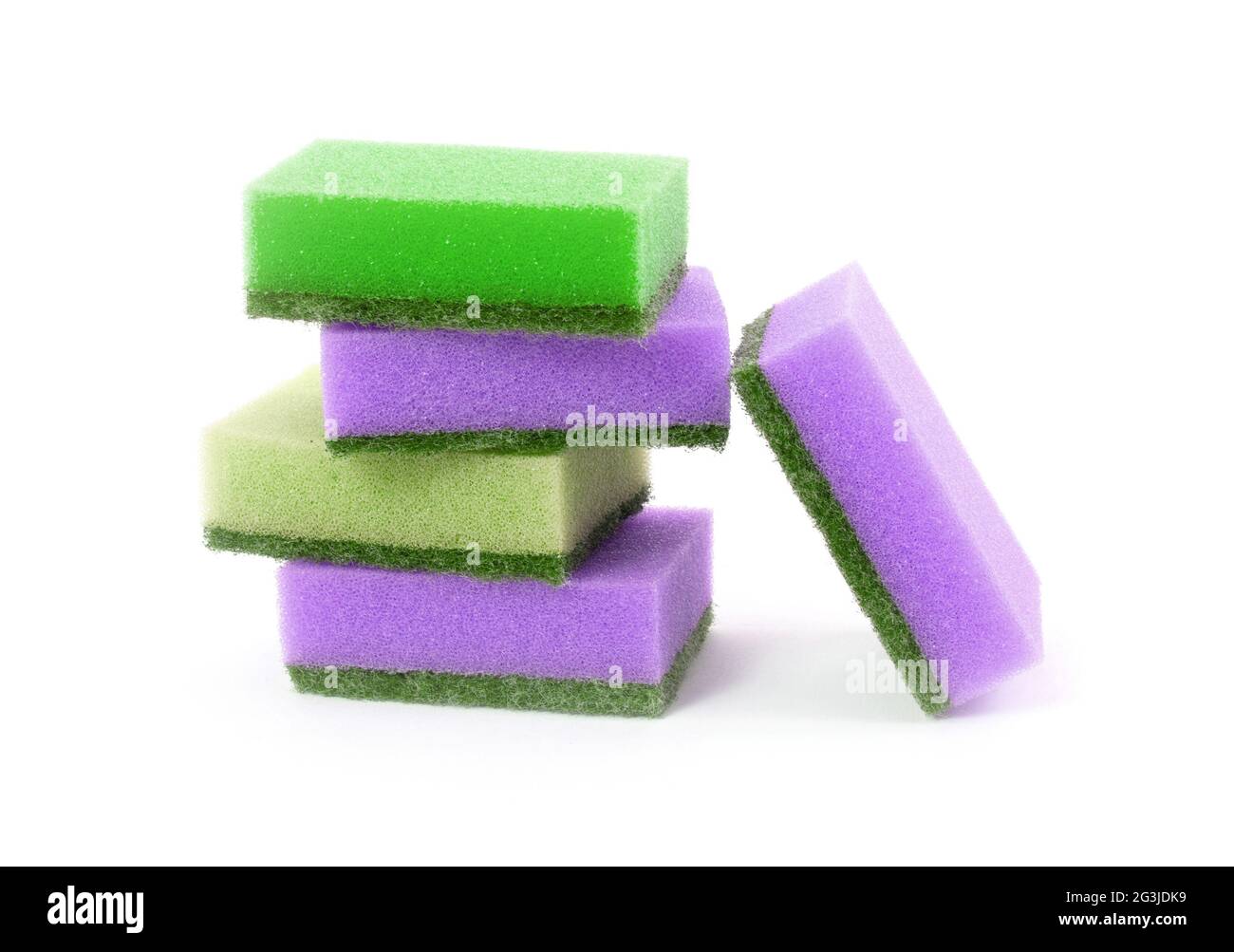 Sponge stack, isolated Stock Photo - Alamy
