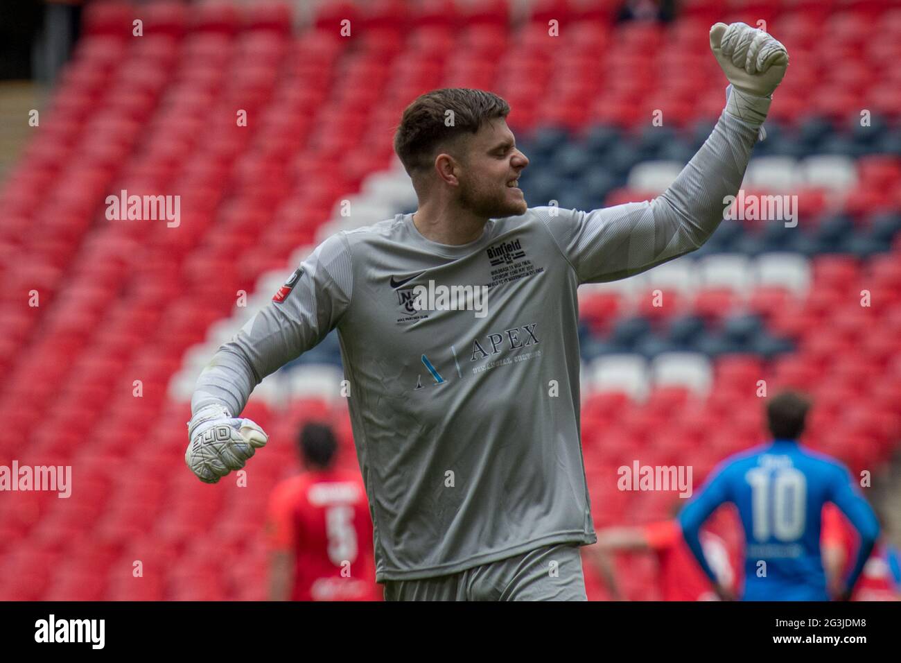 London, England 22 May 2021. The Buildbase FA Vase Final between ...