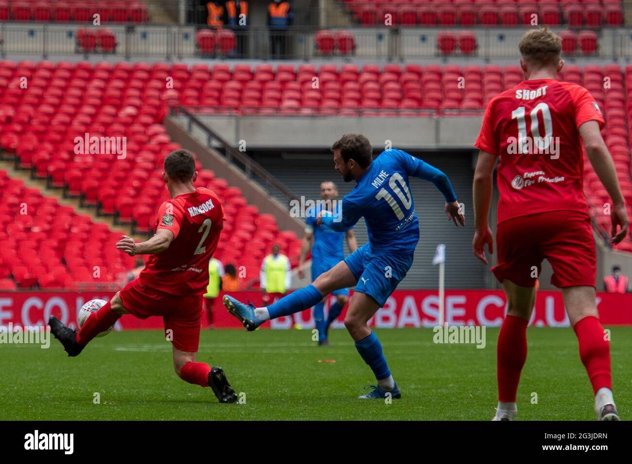 London, England 22 May 2021. The Buildbase FA Vase Final between ...