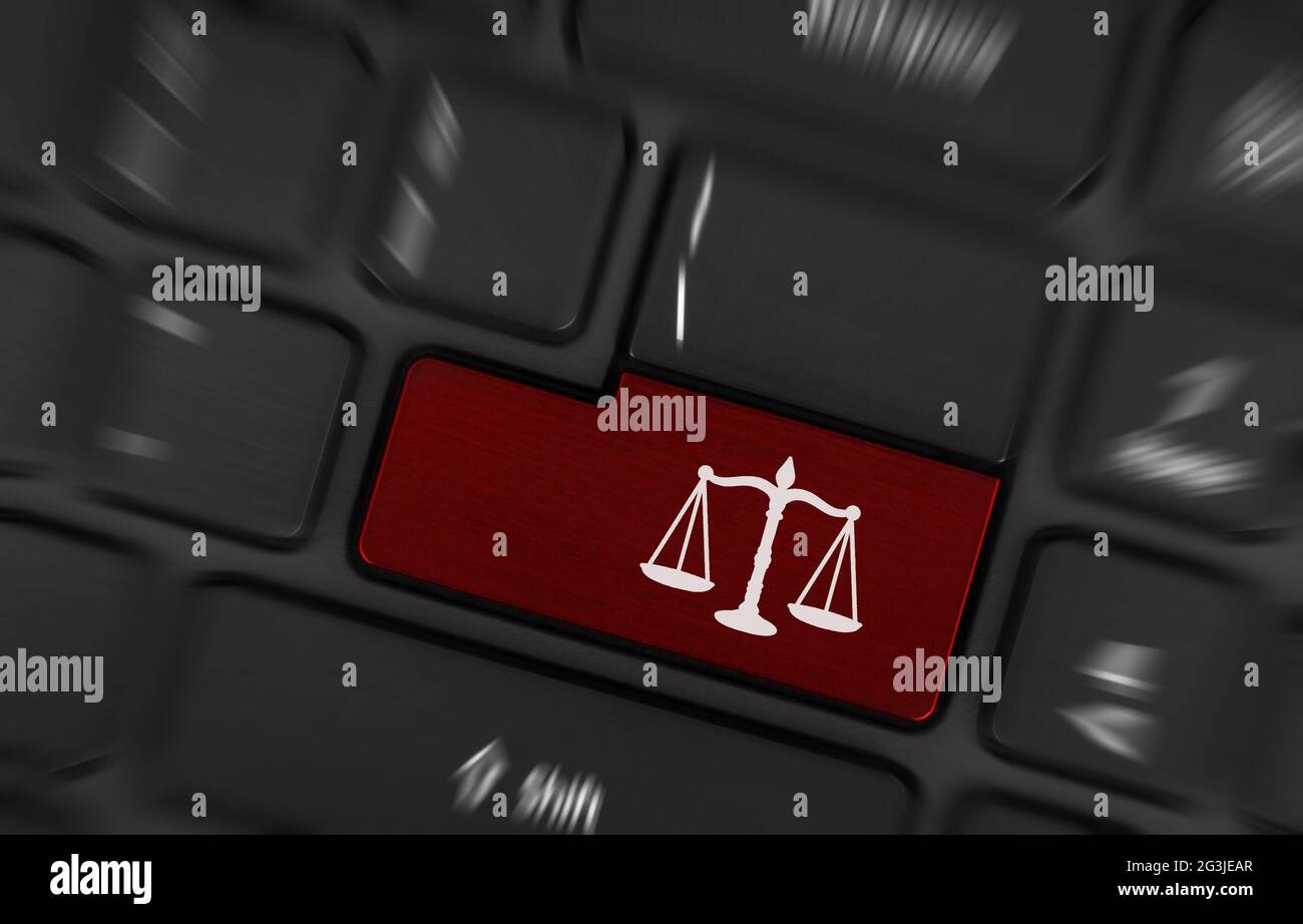 Law concept red jurisprudence hi-res stock photography and images - Alamy
