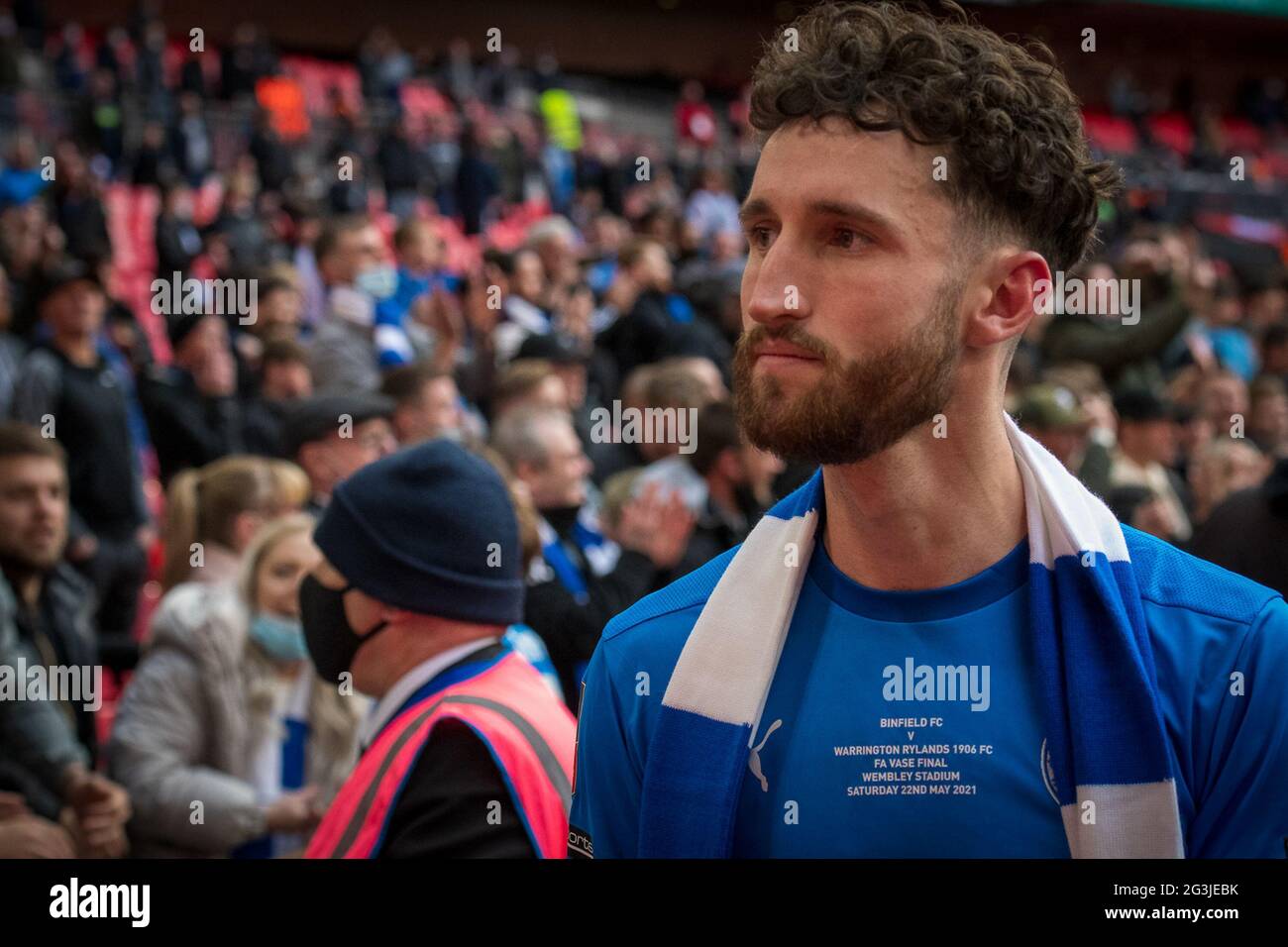 London, England 22 May 2021. The Buildbase FA Vase Final between ...