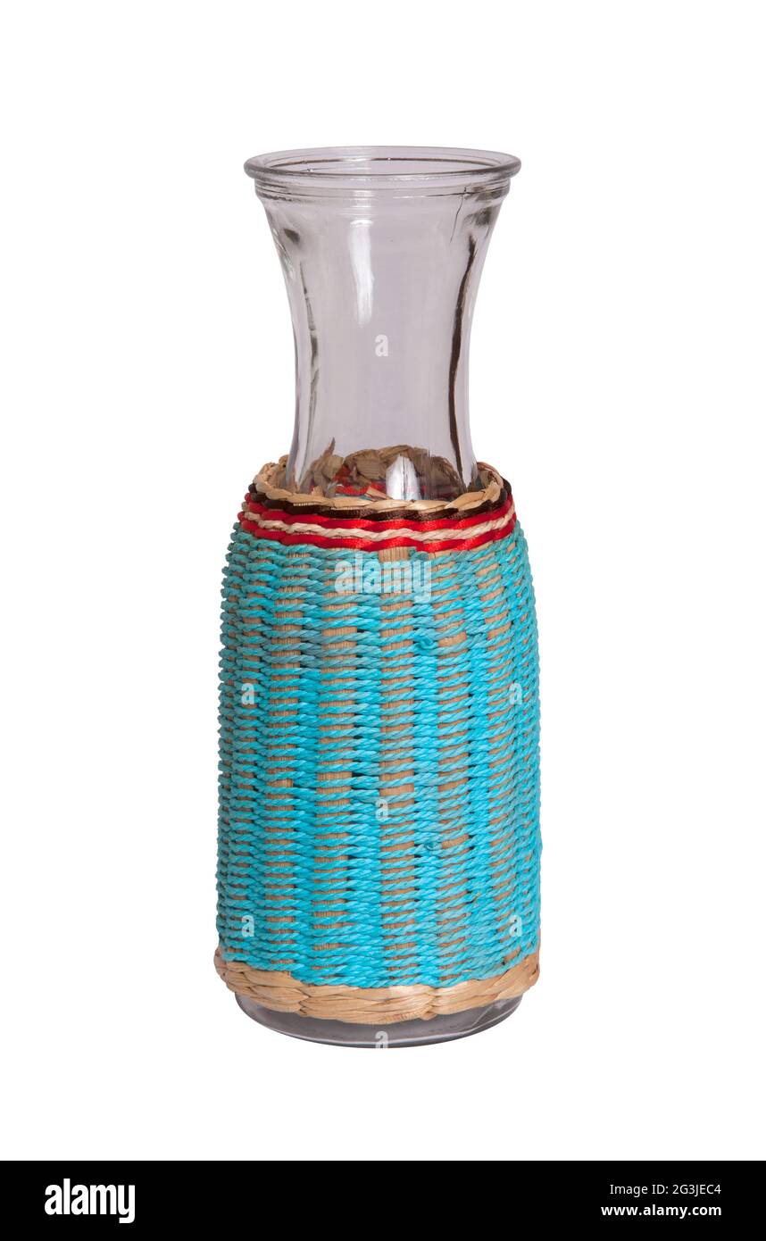 Unique glass vase, isolated Stock Photo - Alamy