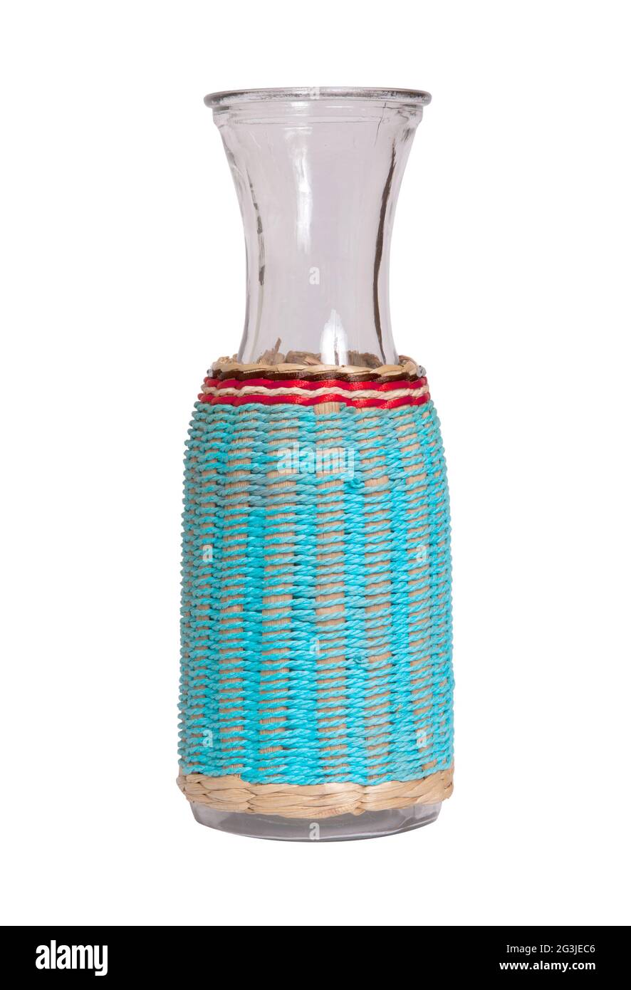 Unique glass vase, isolated Stock Photo - Alamy