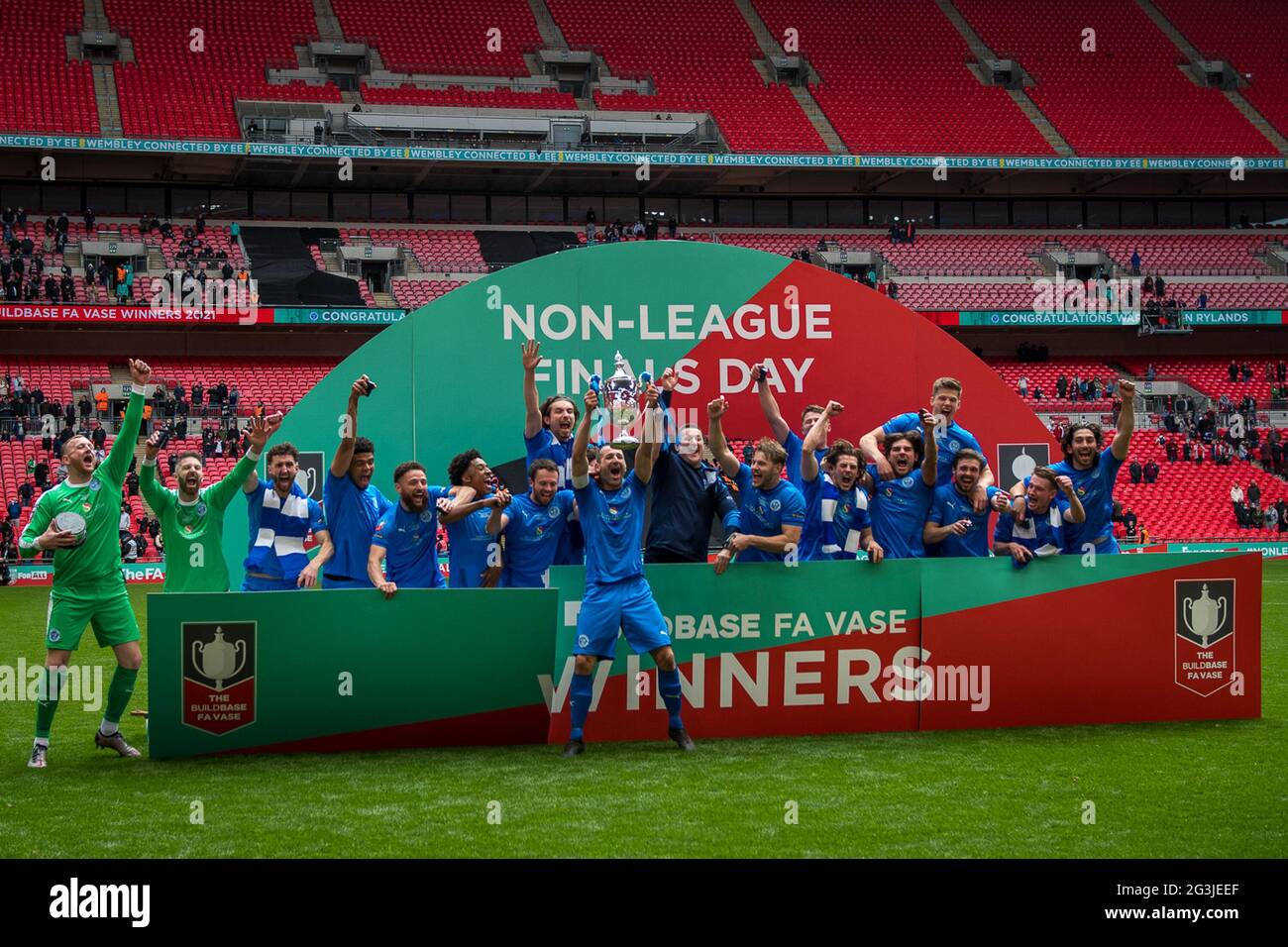 London, England 22 May 2021. The Buildbase FA Vase Final between ...