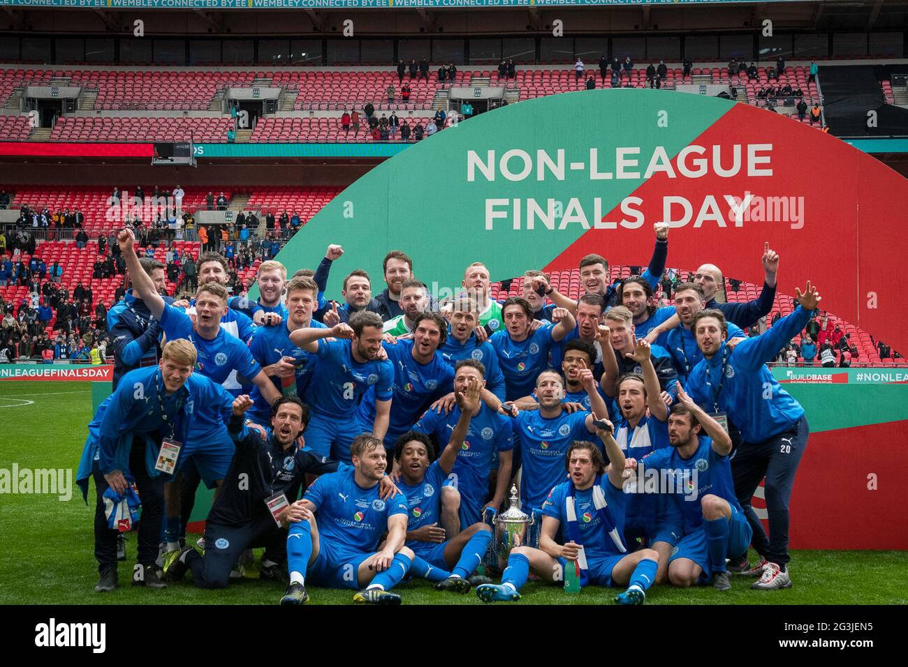 London, England 22 May 2021. The Buildbase FA Vase Final between ...